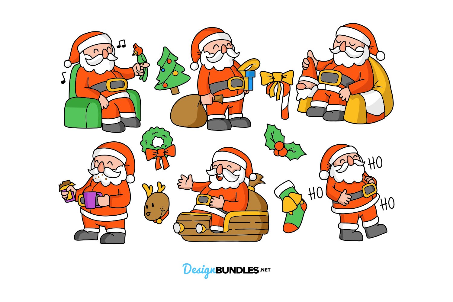 Santa Clause Illustrations