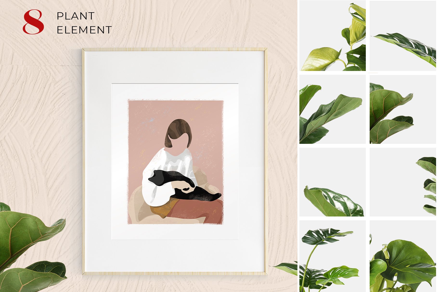 Frame Wall Art Scene Creator Mockup Kit for artists (419320) | Mockups ...