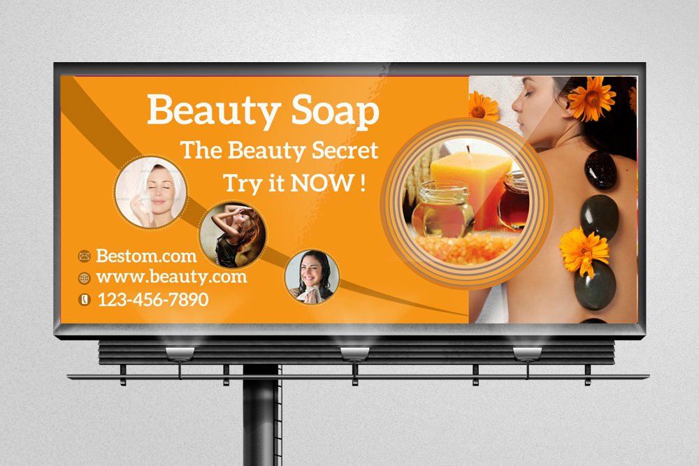 Beauty Spa & Massage Billboard Banner (148187) | Presentation Templates ...