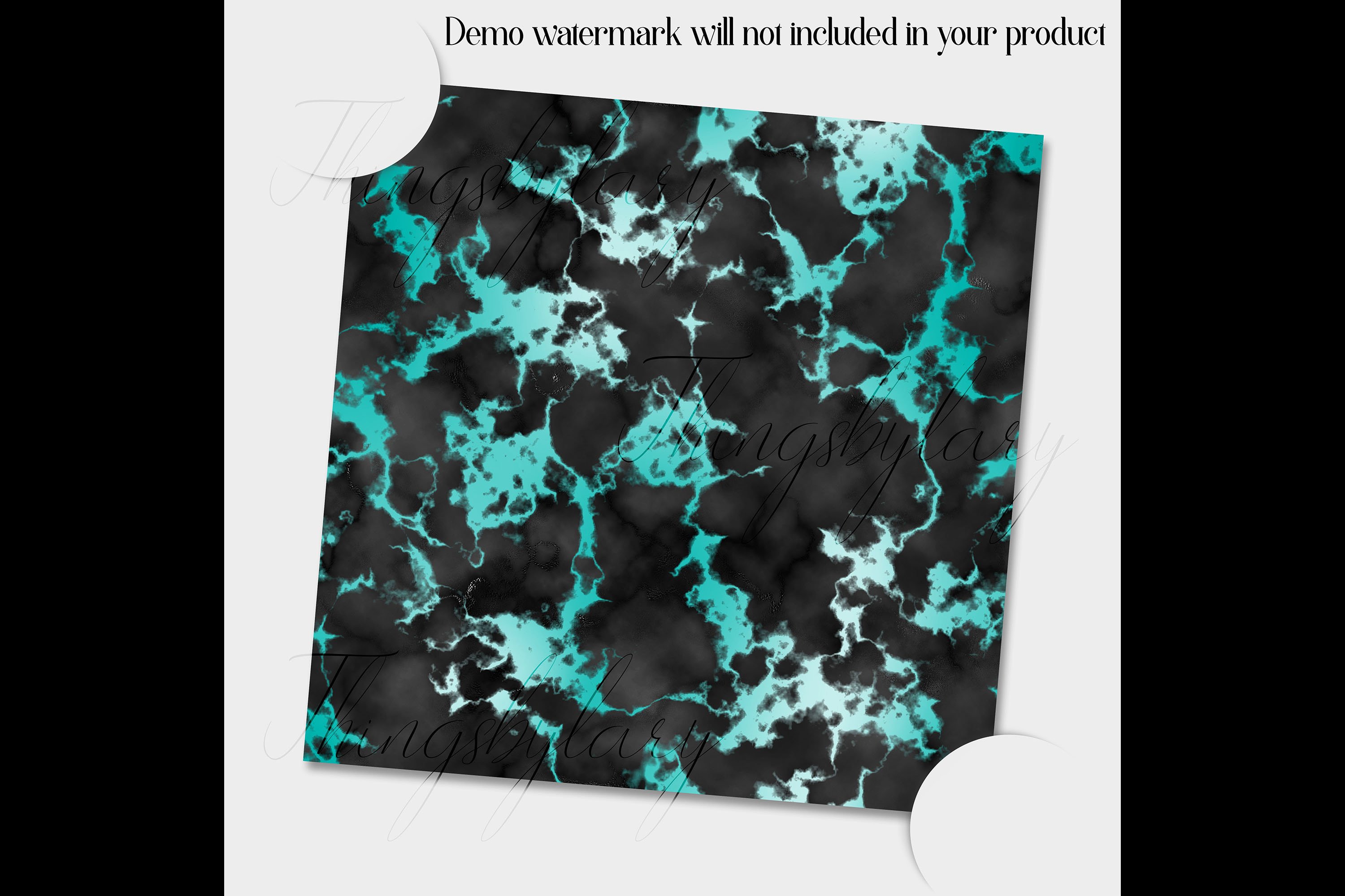 100 Seamless Black & Soft Color Marble Digital Papers (488709 ...