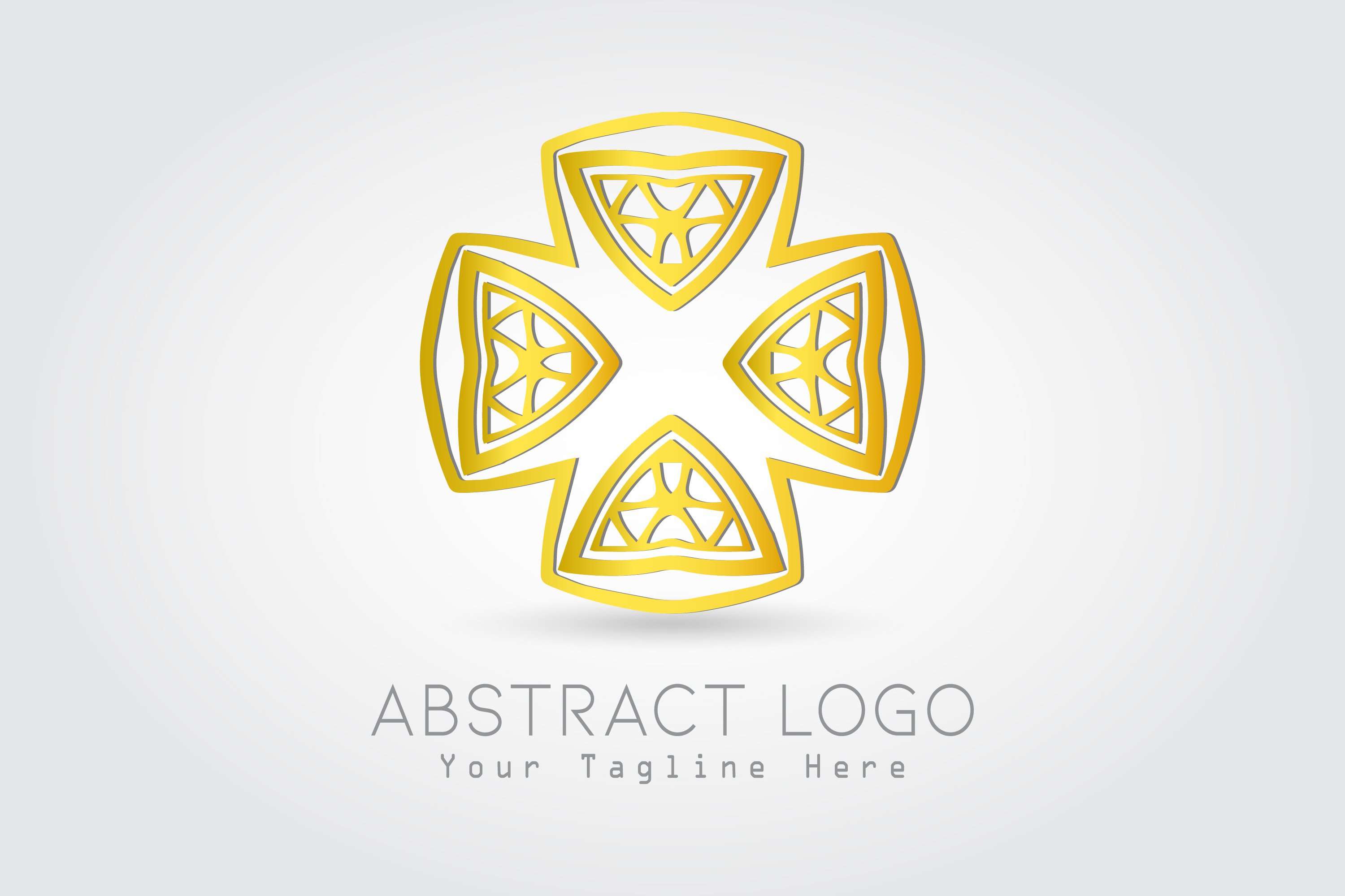 Logo Abstract Gold Color Design (857494) | Logos | Design Bundles