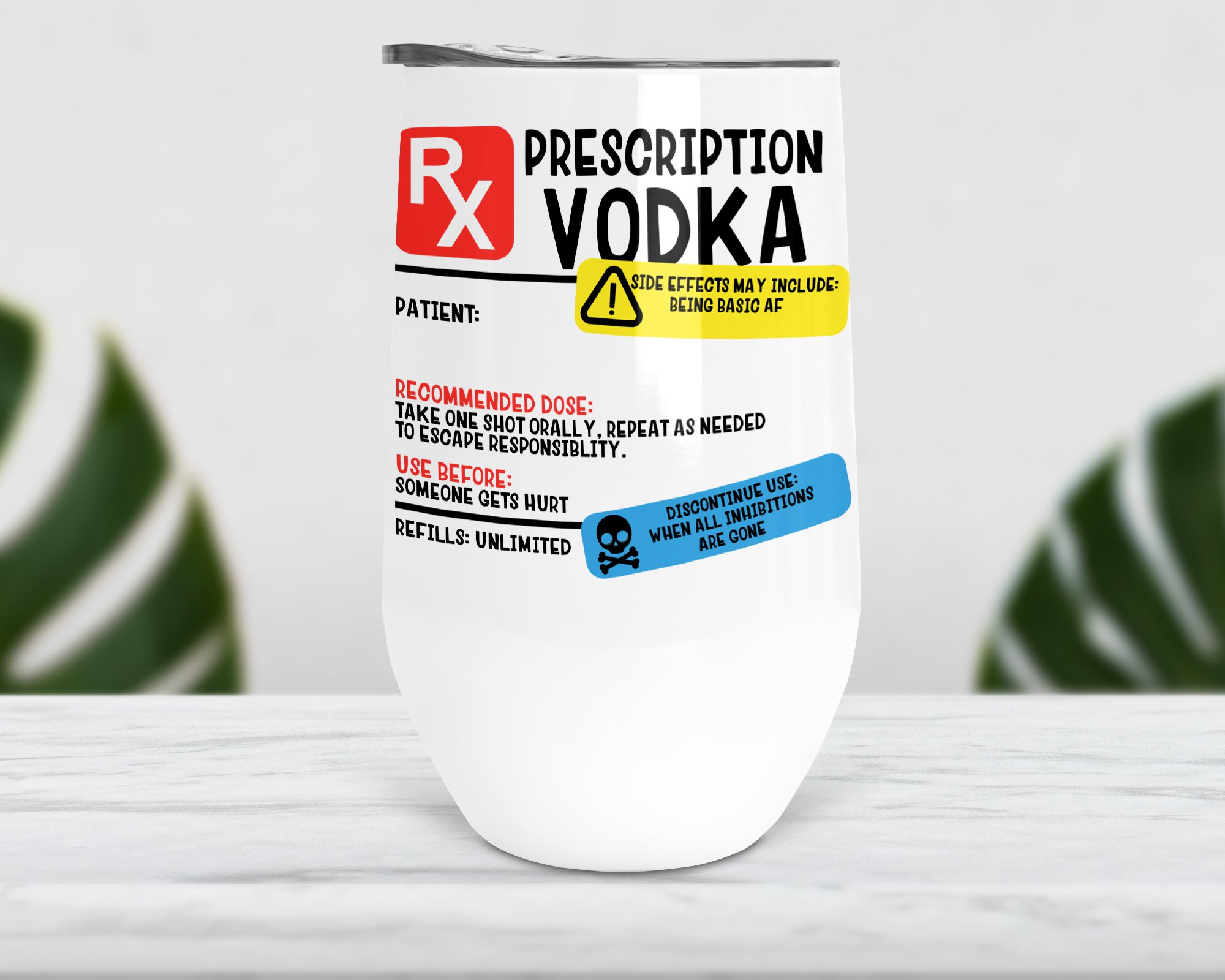 Prescription Vodka Label - Sublimation Graphic (954712) | Sublimation ...
