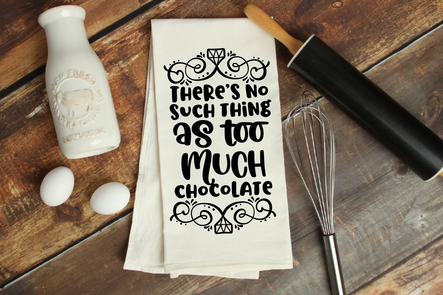 8 Tea Towel Designs - Kitchen Designs (672039) | Cut Files | Design Bundles