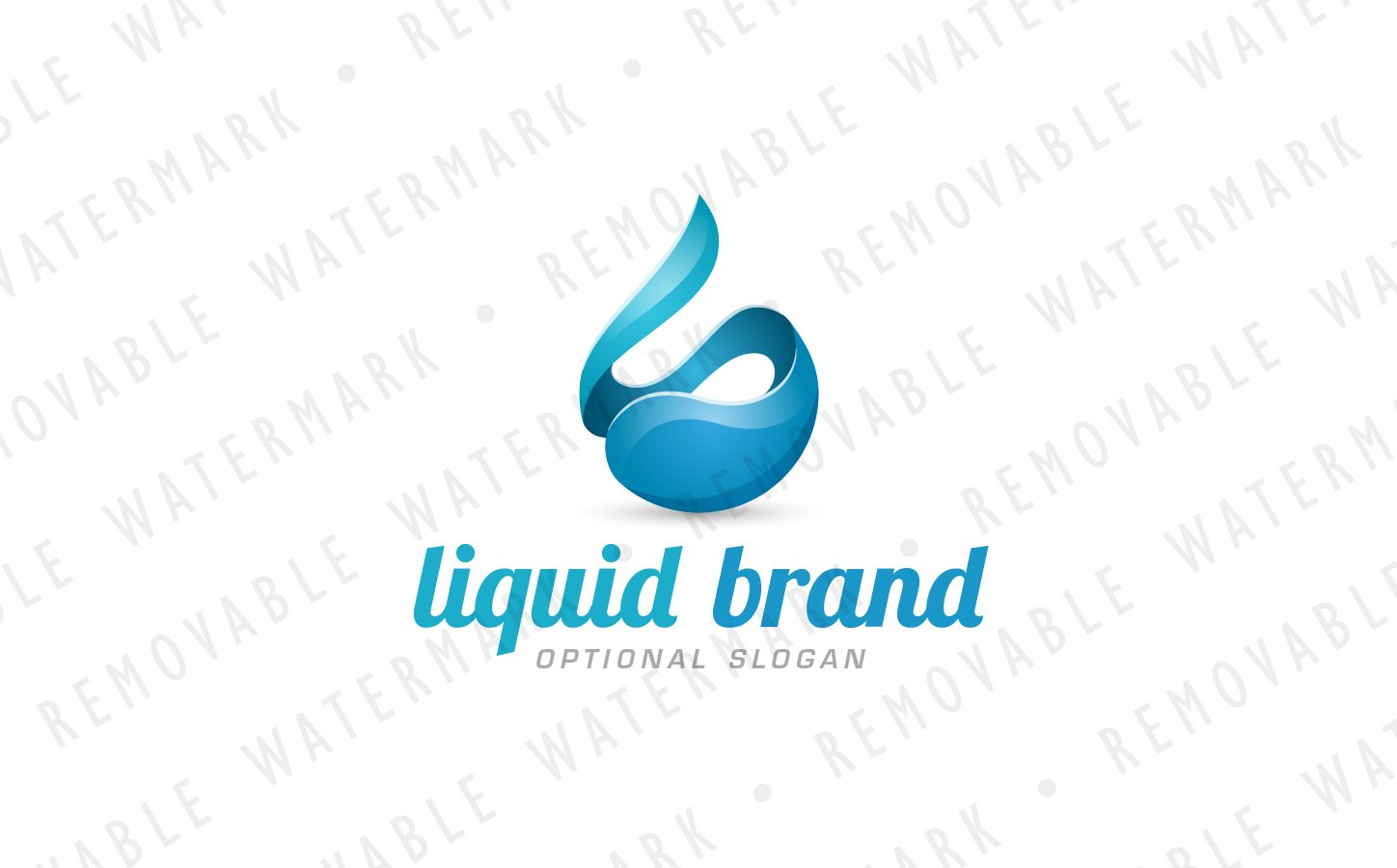 Liquid Fluid Logo (113326) | Logos | Design Bundles