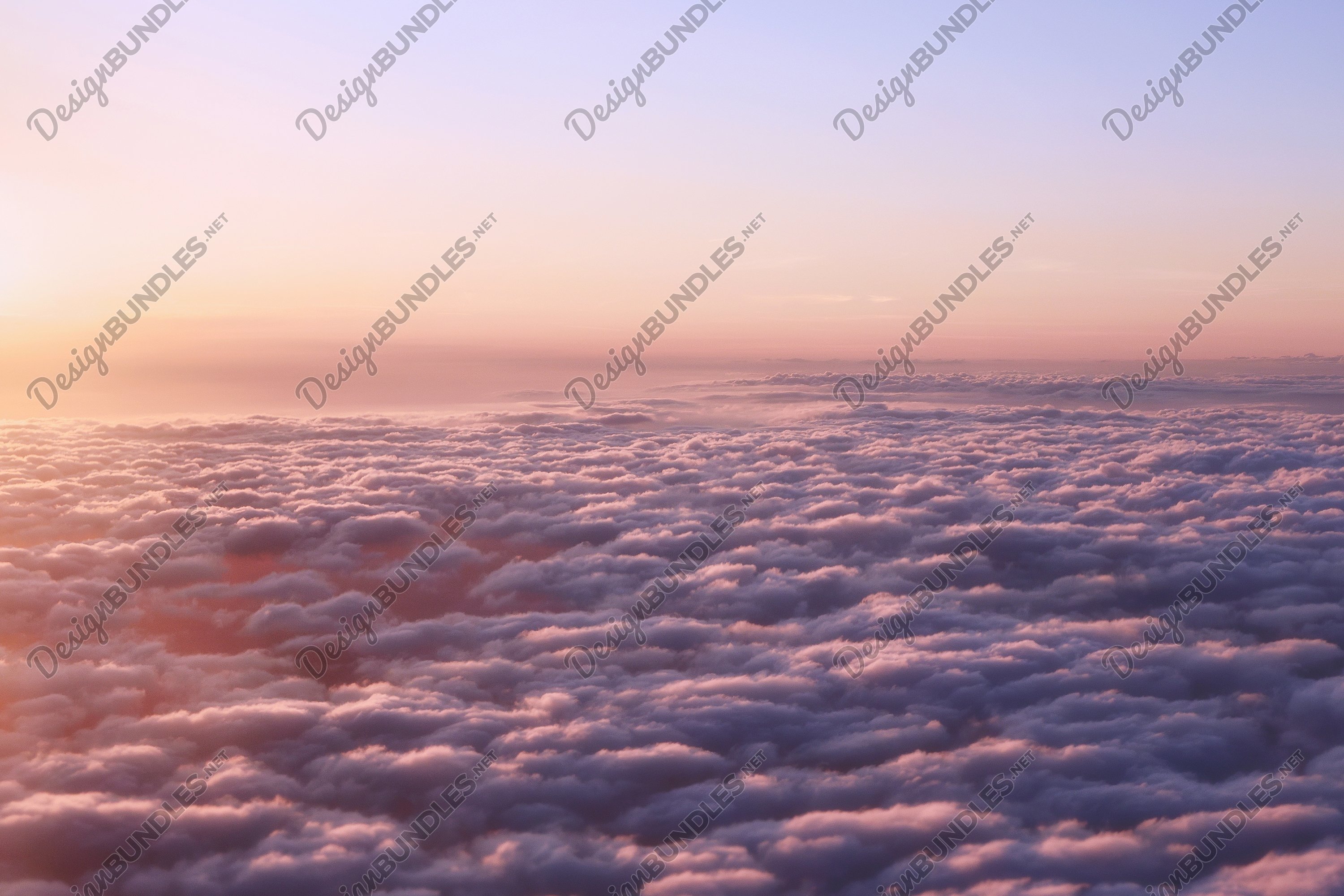 Magic perfect sunset sky with clouds (664099) | Nature | Design Bundles