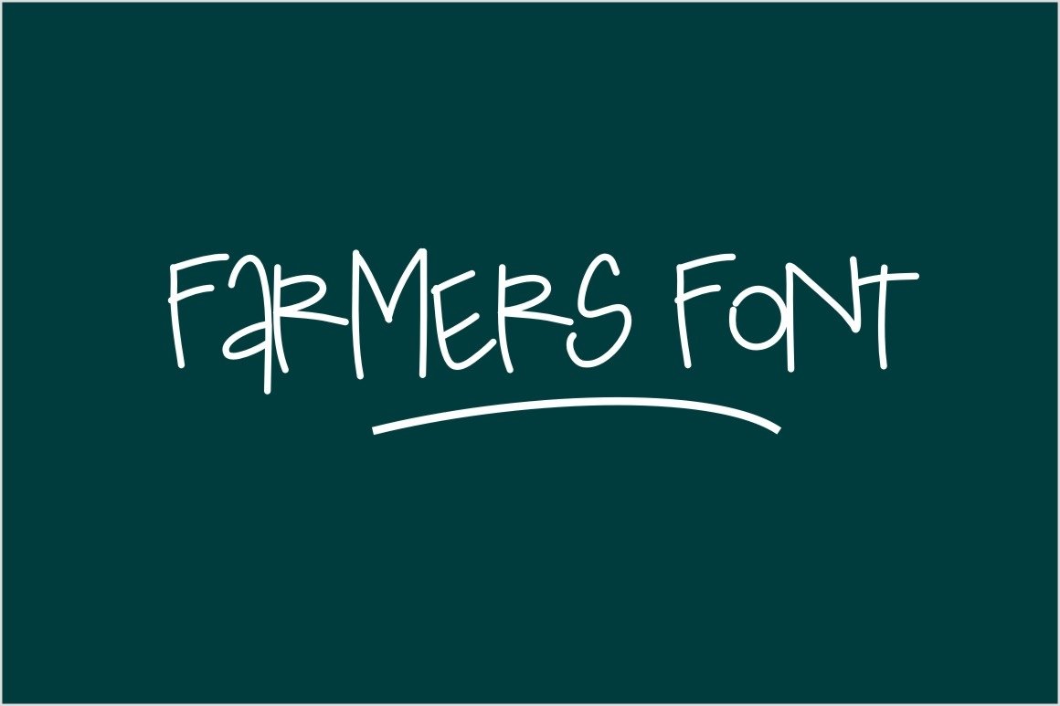 Farmers Font (703) | Script | Font Bundles
