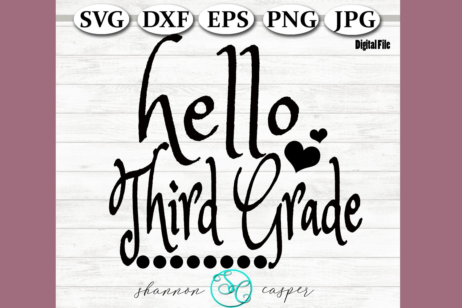 Back to School | Third Grade SVG (308308) | SVGs | Design Bundles