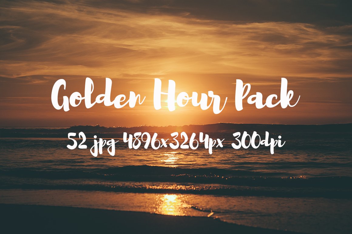 Golden hour Pack (20039) | Nature | Design Bundles