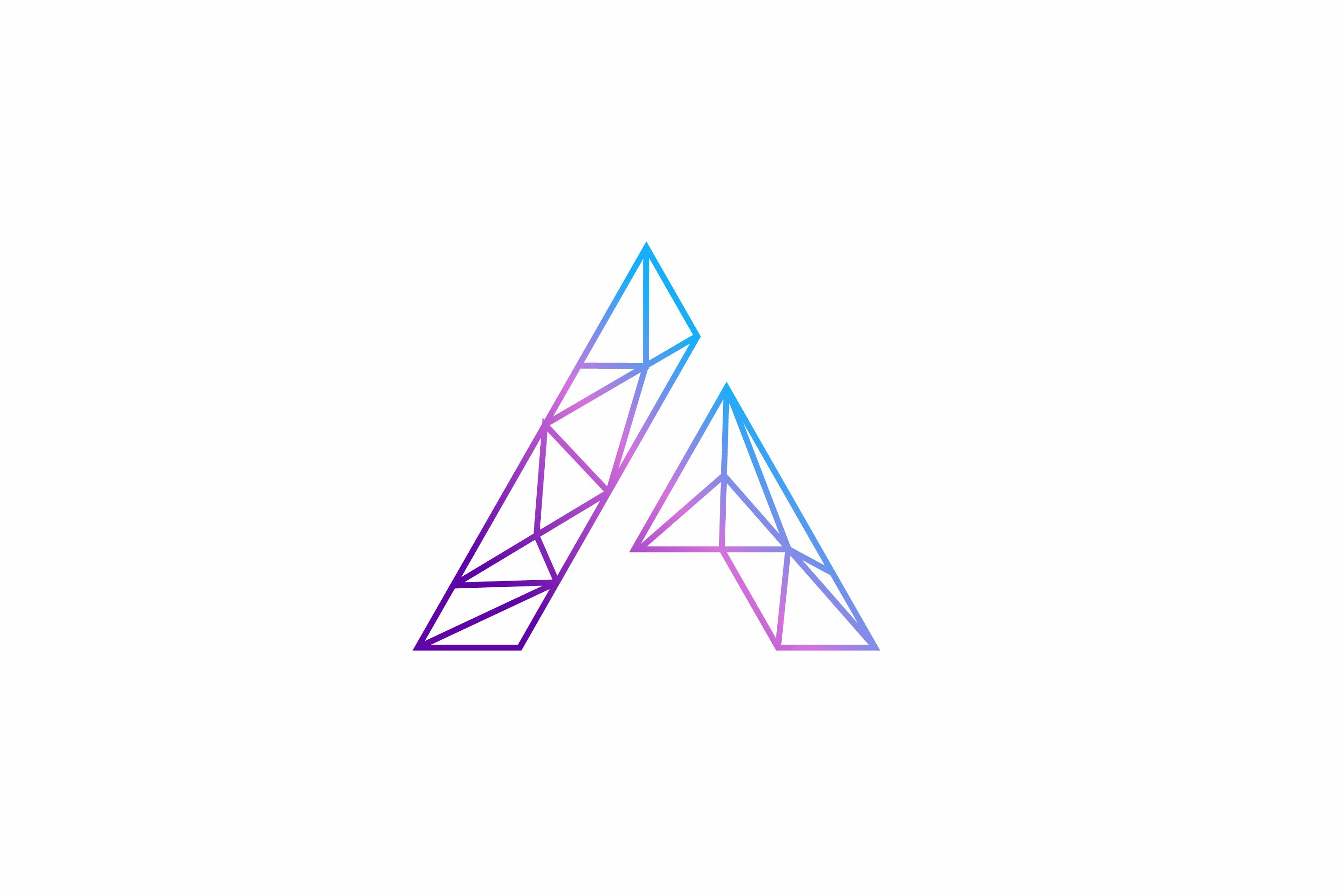 Initial letter A logo, letter A and p monogram logo, 3d (1213679 ...