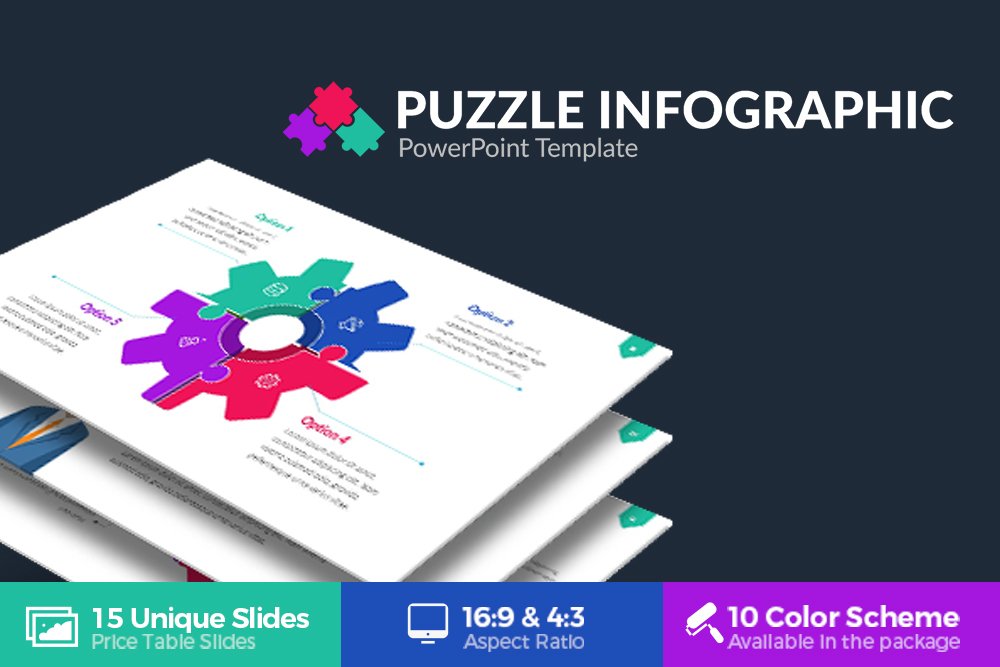 Puzzle Infographic Powerpoint (25840) | Presentation Templates | Design ...
