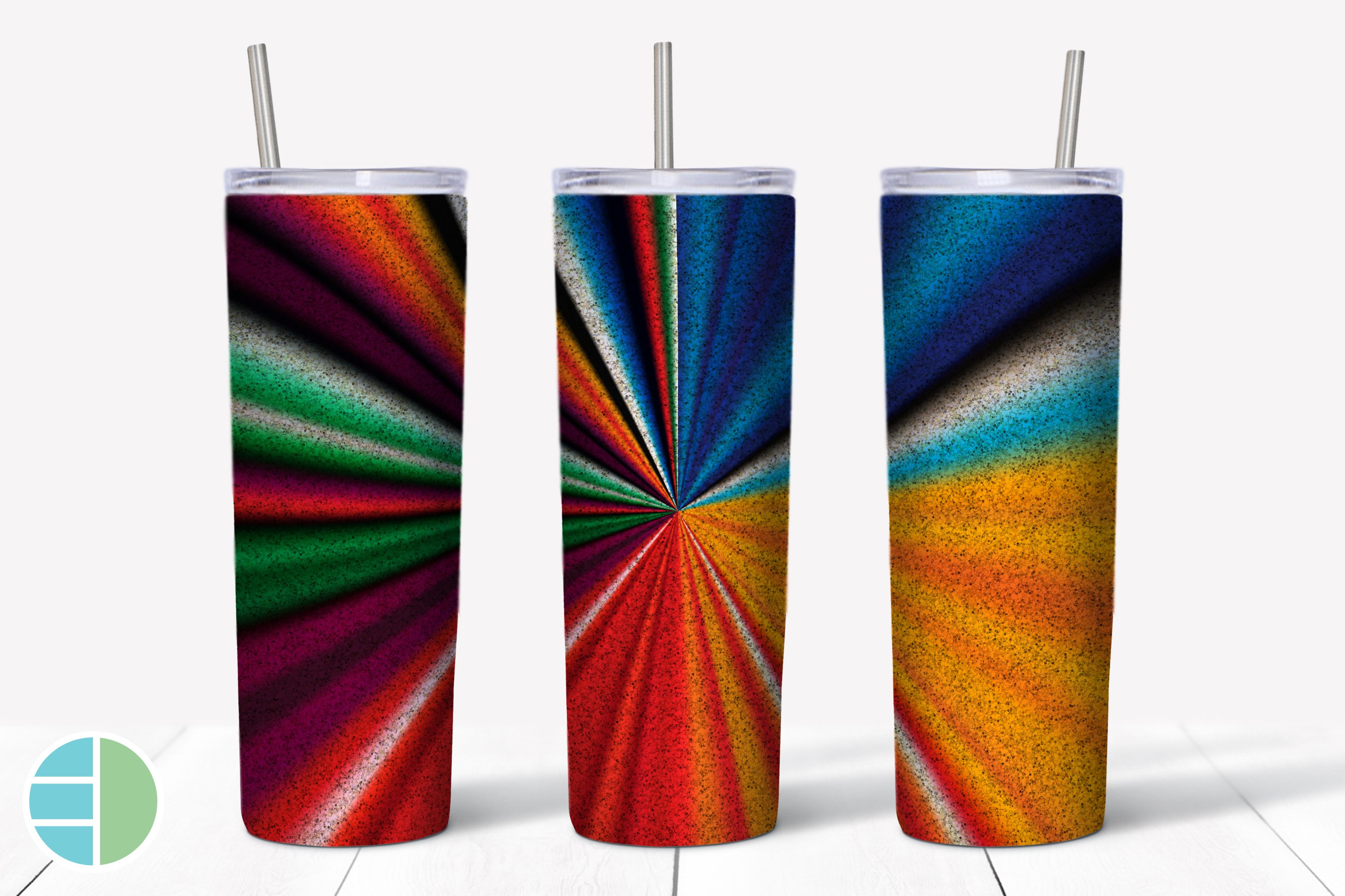 Skinny Tumbler Sublimation Designs - Serape Pattern Wrap (1161700 ...