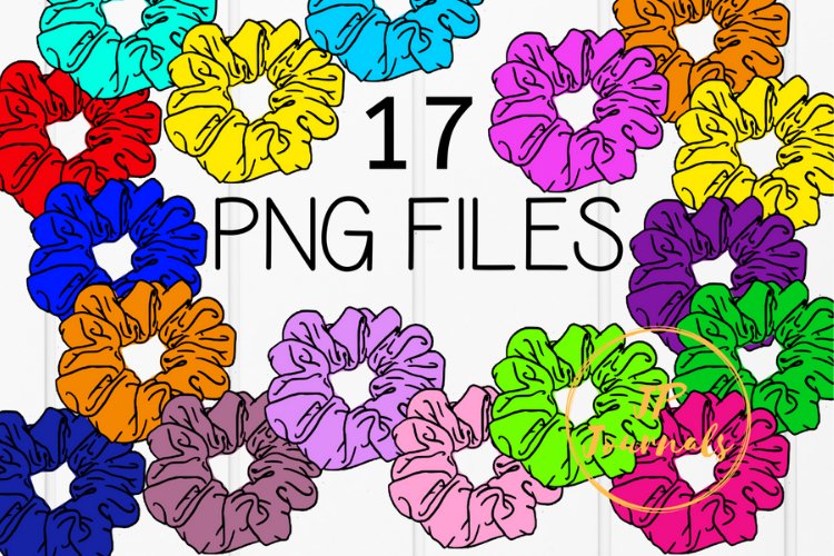 Colorful Scrunchie Clip Art (412551) | Elements | Design Bundles