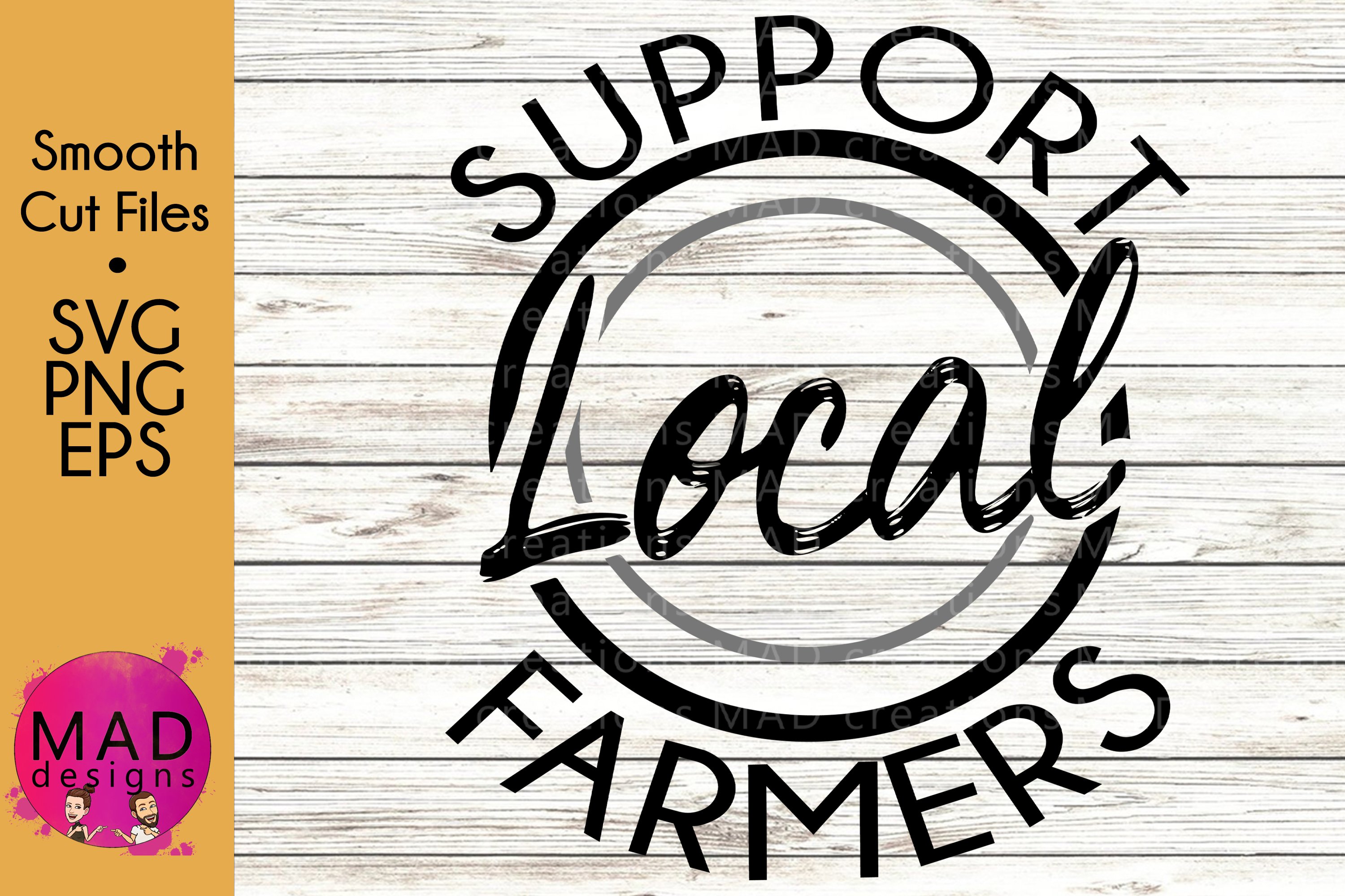 Support Local Farmers - SVG, PNG, EPS (366133) | SVGs | Design Bundles