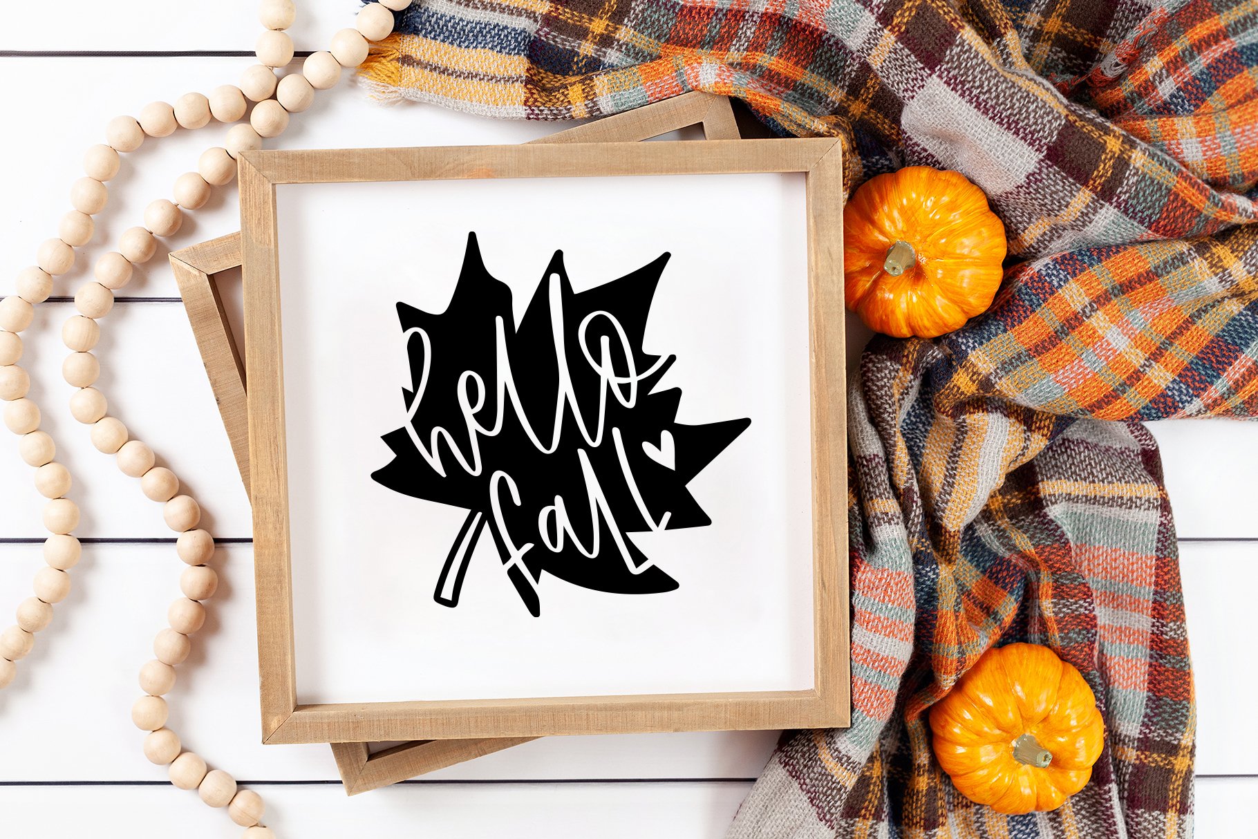 Hello Fall - Hand Lettered SVG PNG PDF (820350) | Hand Lettered ...