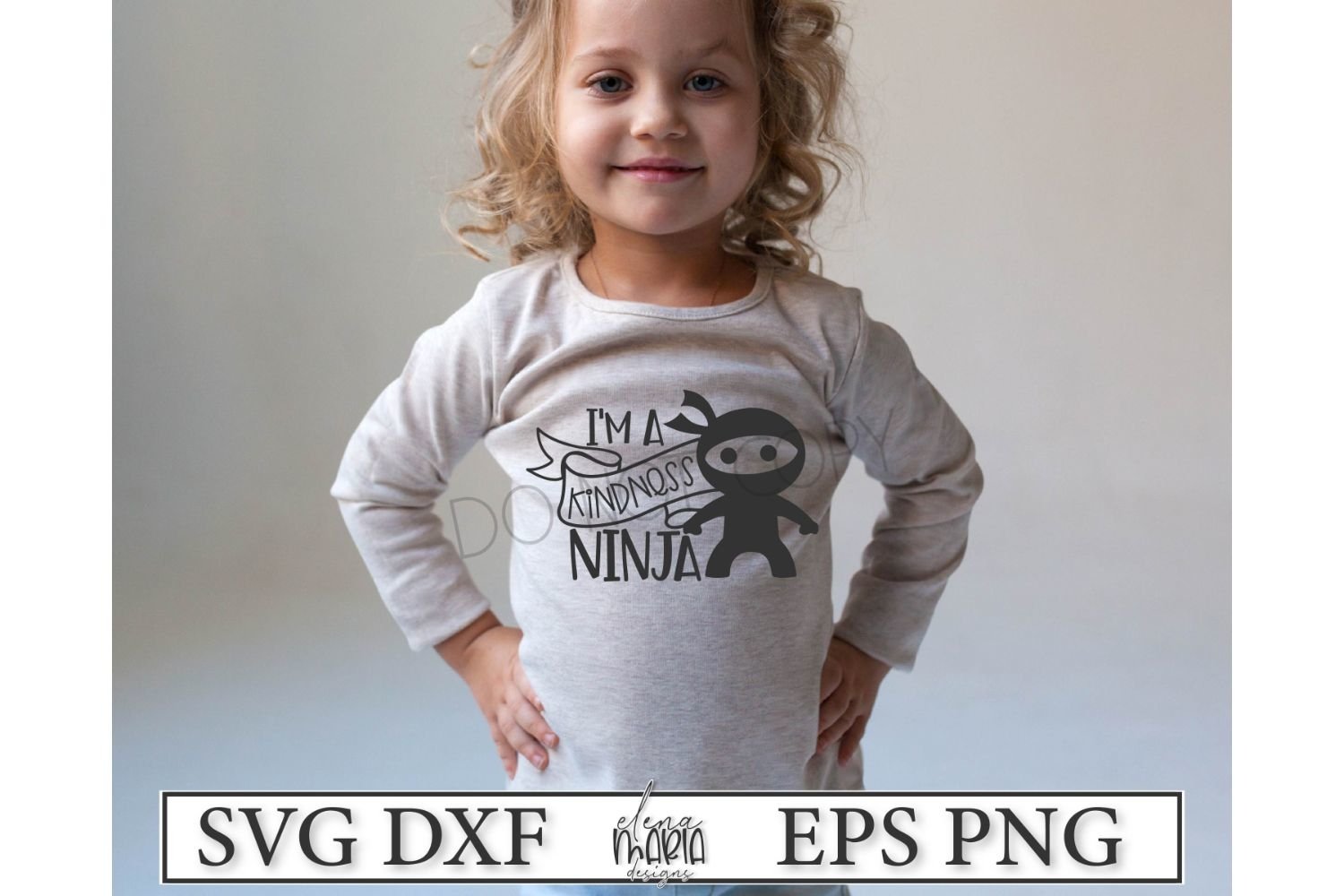 Be Kind | I'm A Kindness Ninja SVG File (392356) | Cut Files | Design ...