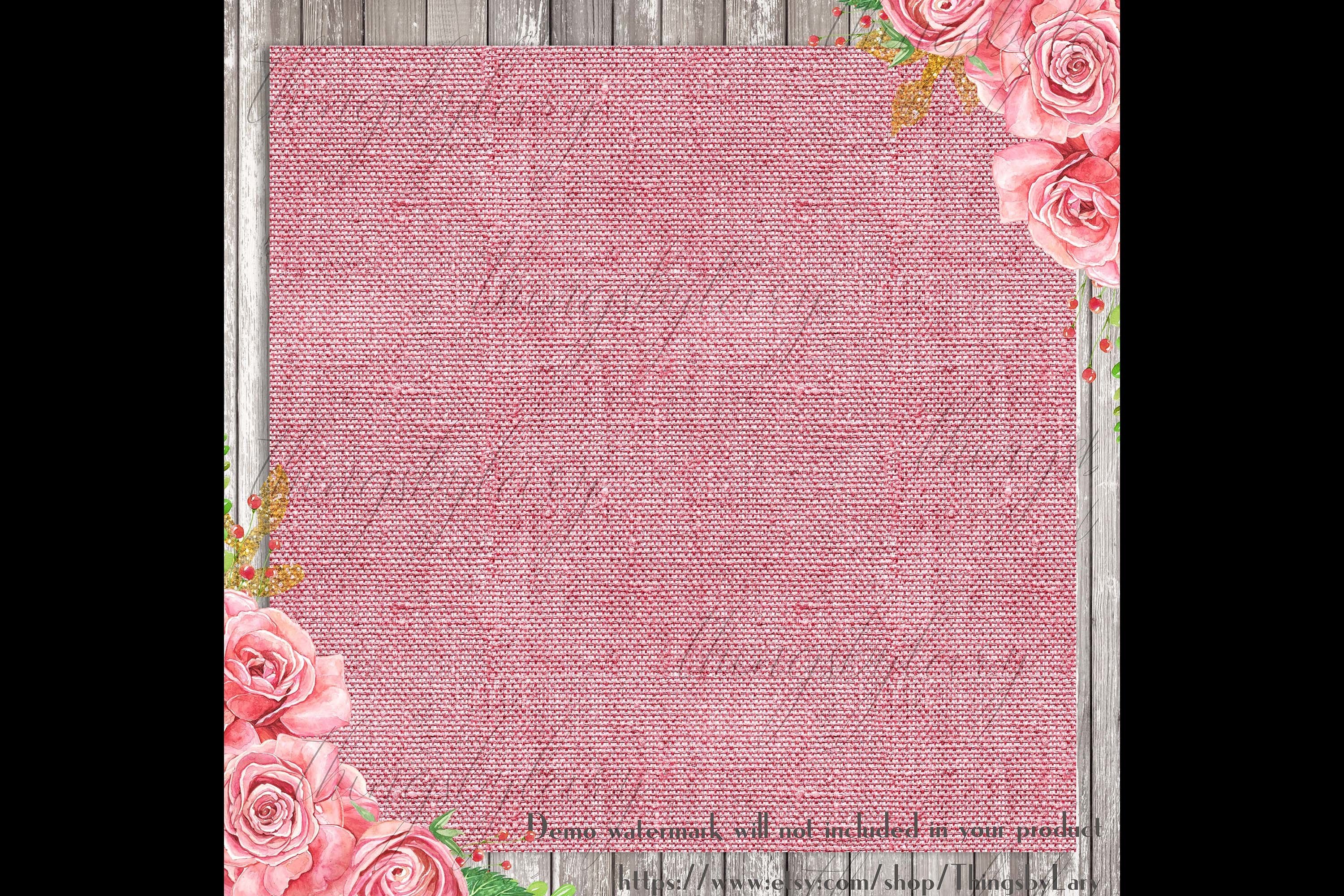 100 Seamless Realistic Burlap Texture Shabby Digital Papers (217184 ...