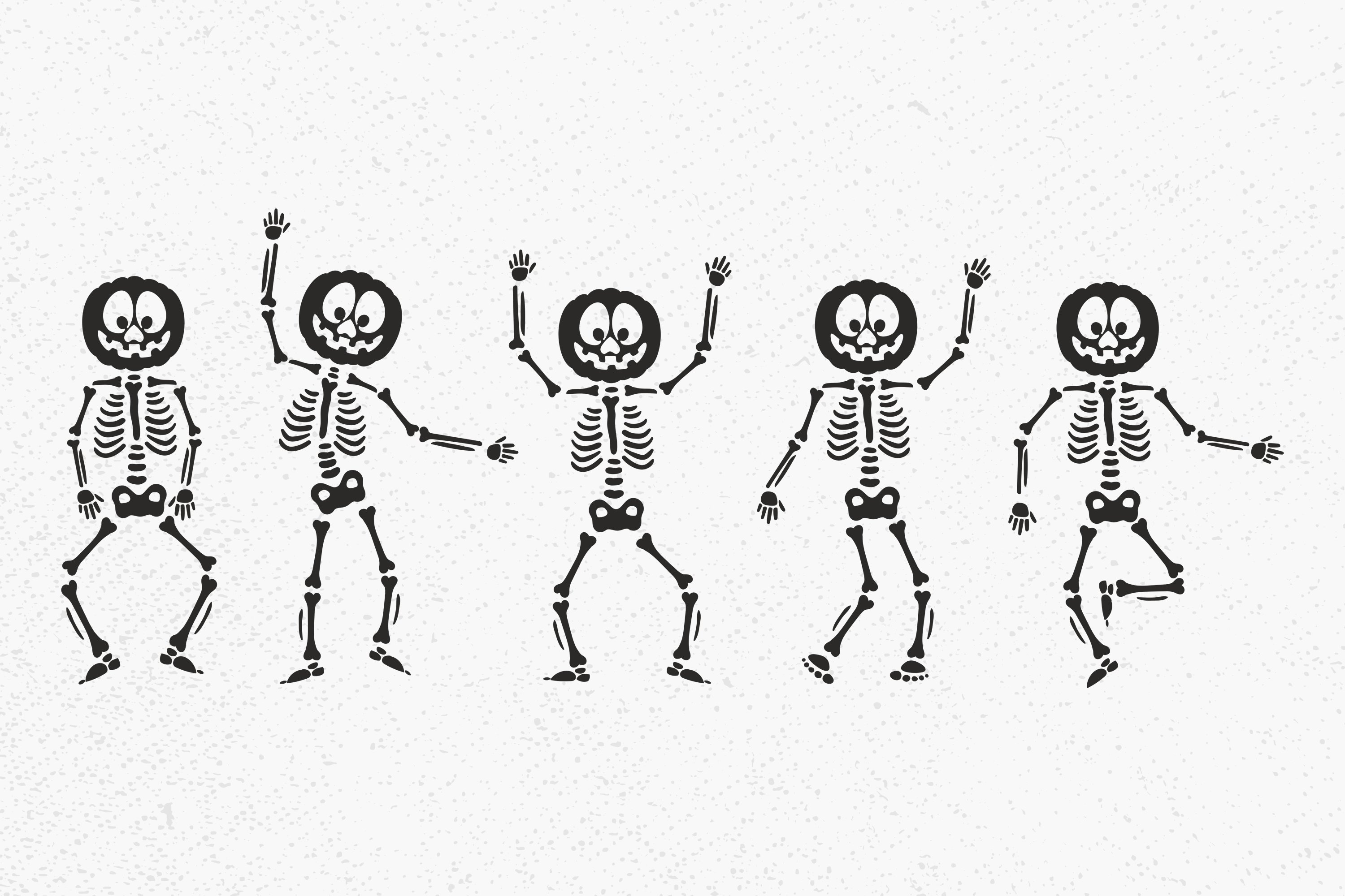 Dancing Skeleton Clipart