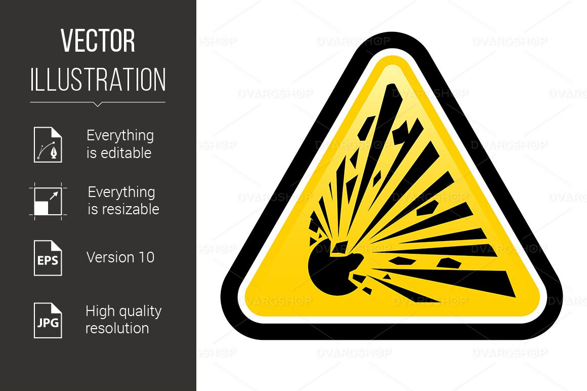 Explosive Hazard Signs