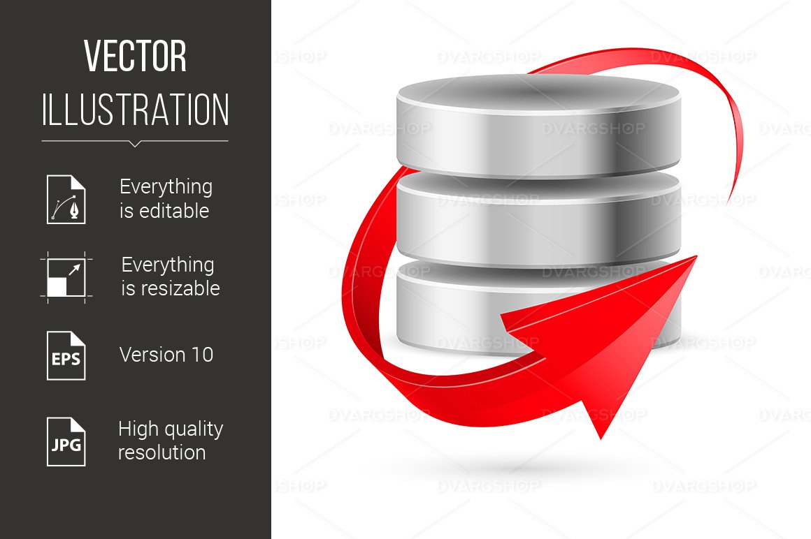 Update Database Icon 1,000+ Database Icon With Update Symbol Stock