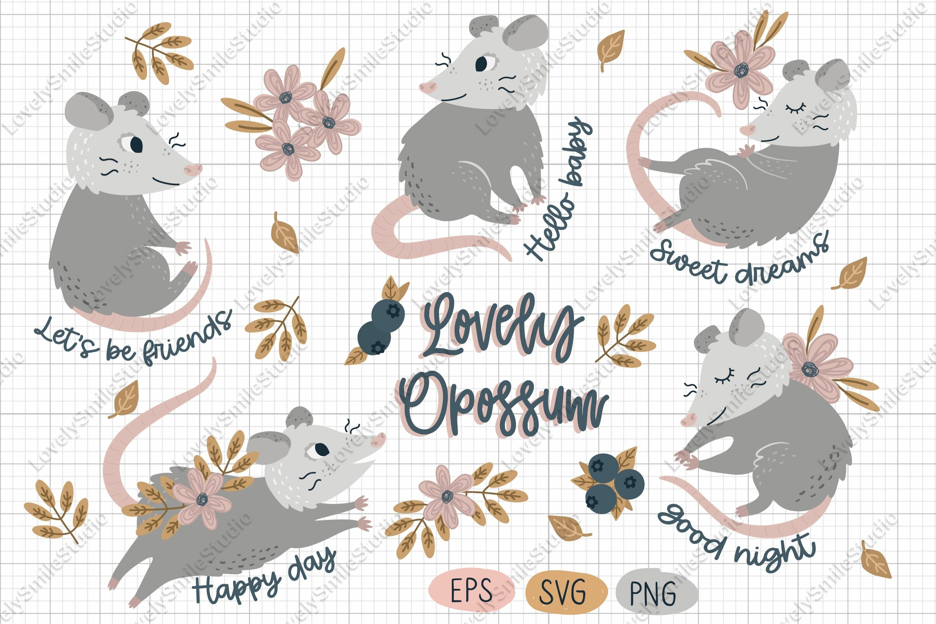 Opossum Clipart