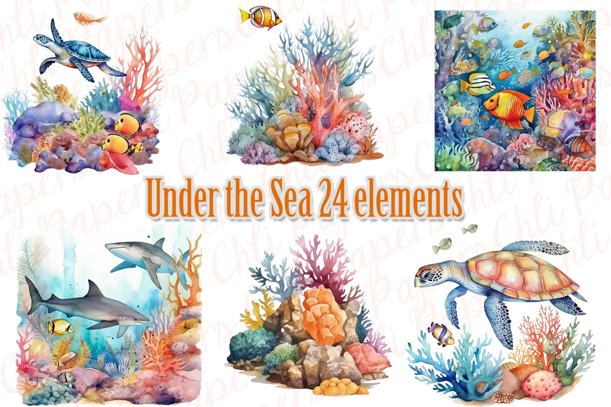 Ocean Coral Reef Clipart