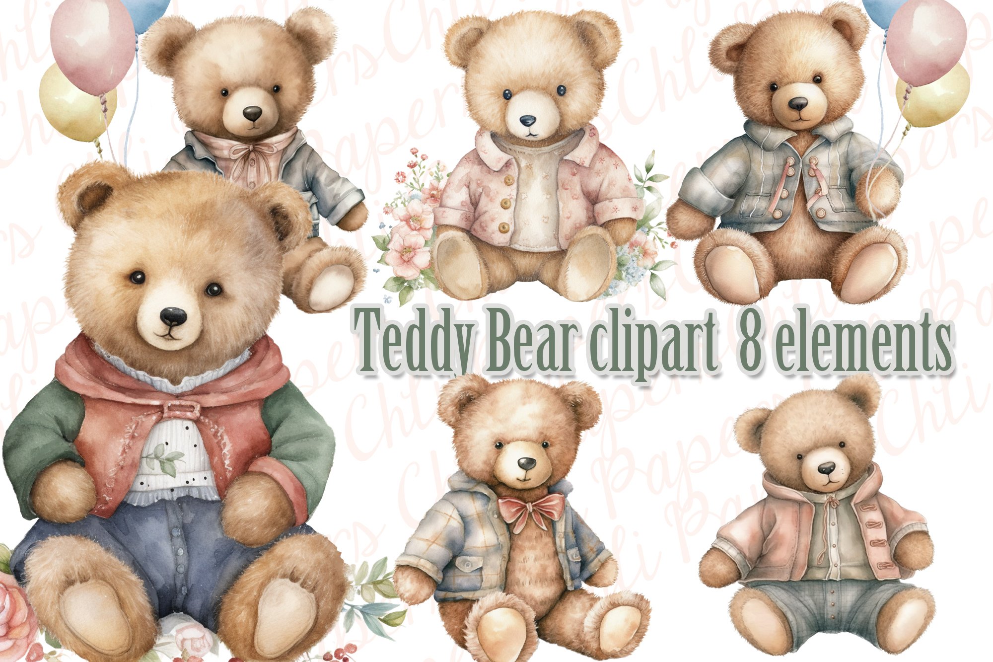 Cute Teddy Bear Clipart