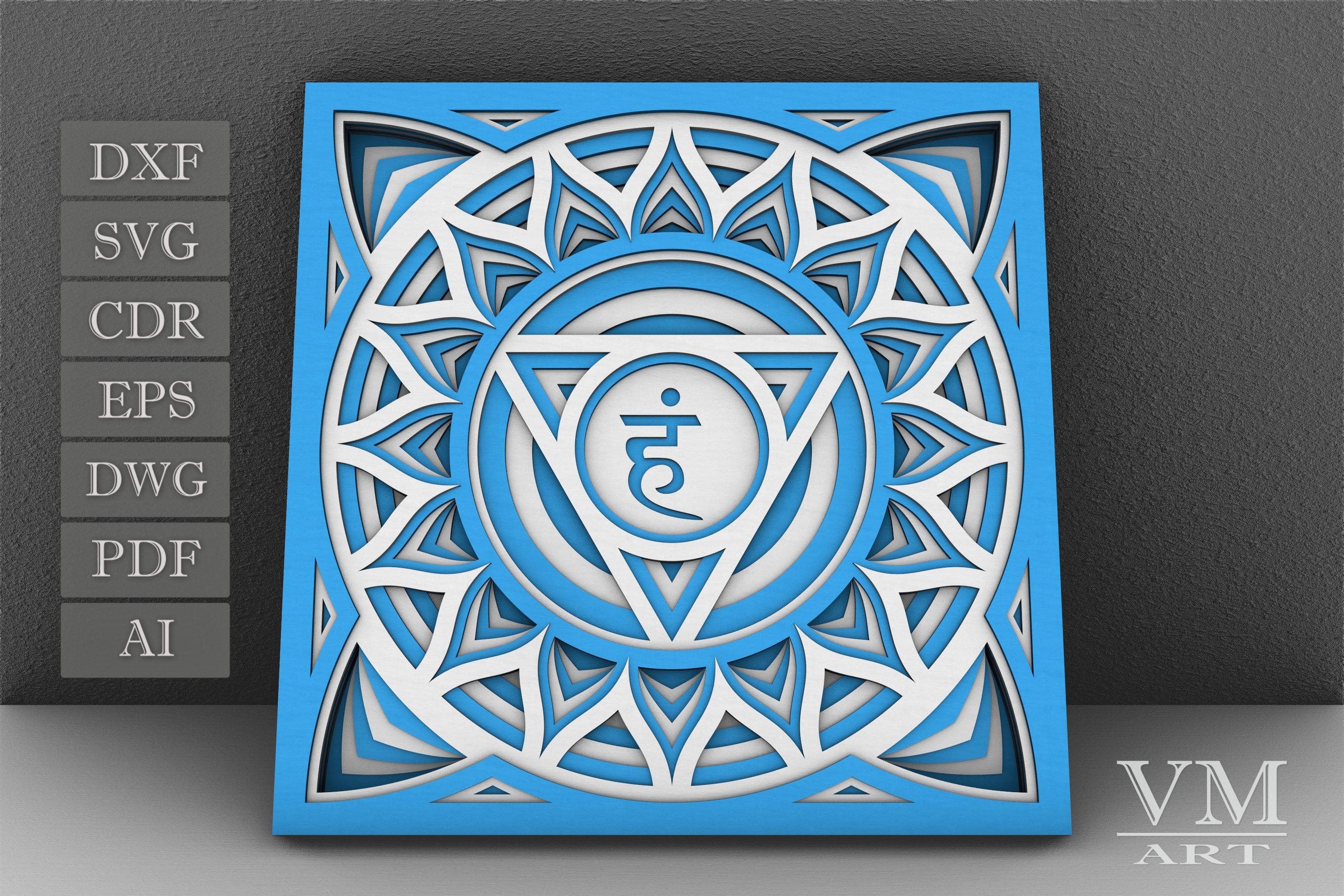 Throat Chakra Mandala