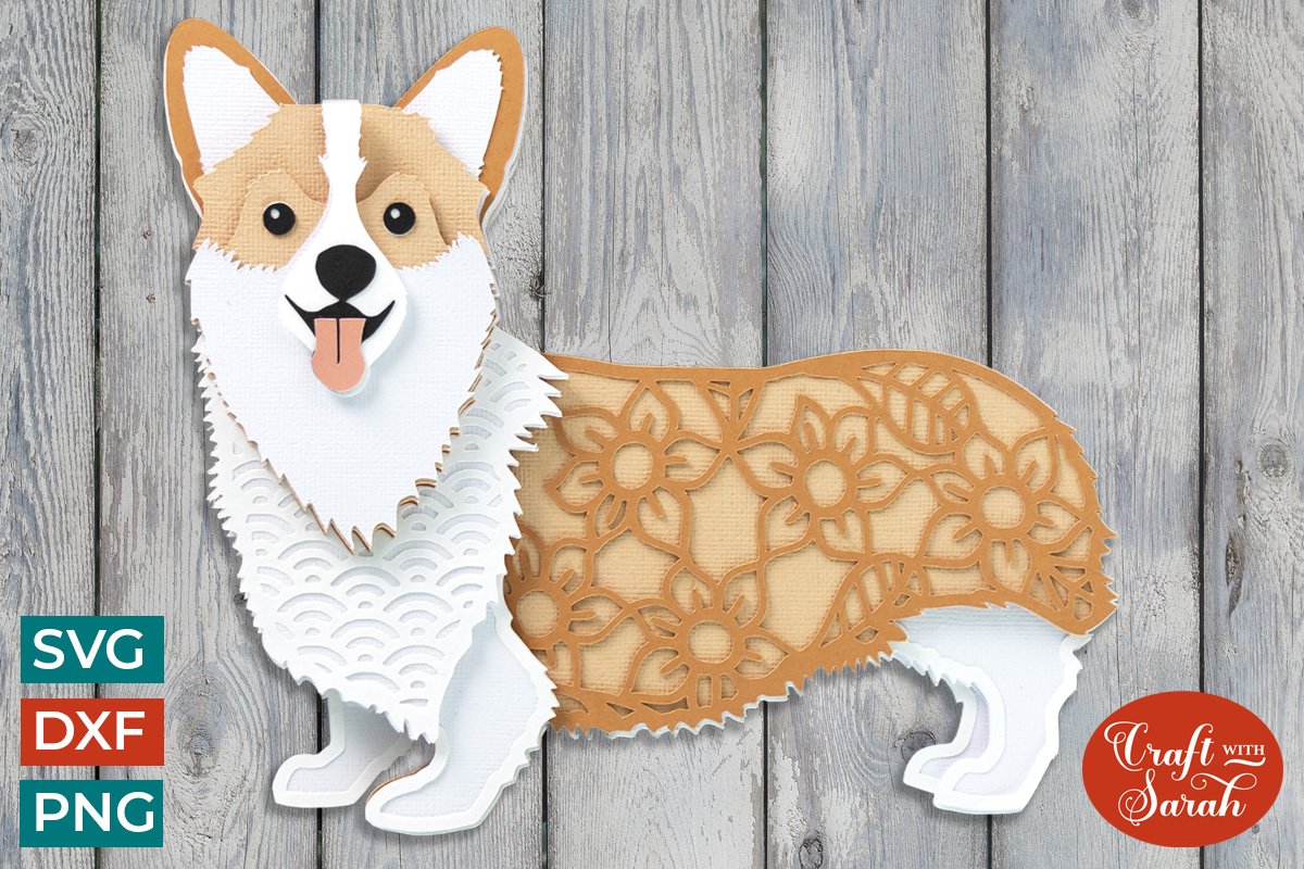Dog Embroidery Works Pembroke Corgi Embroidery Design Machine ...