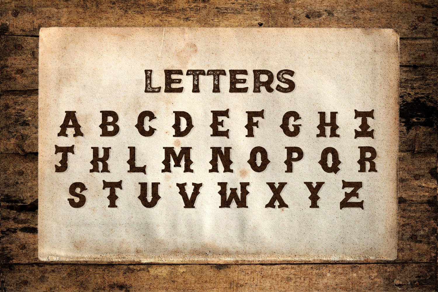 Old West Style Fonts