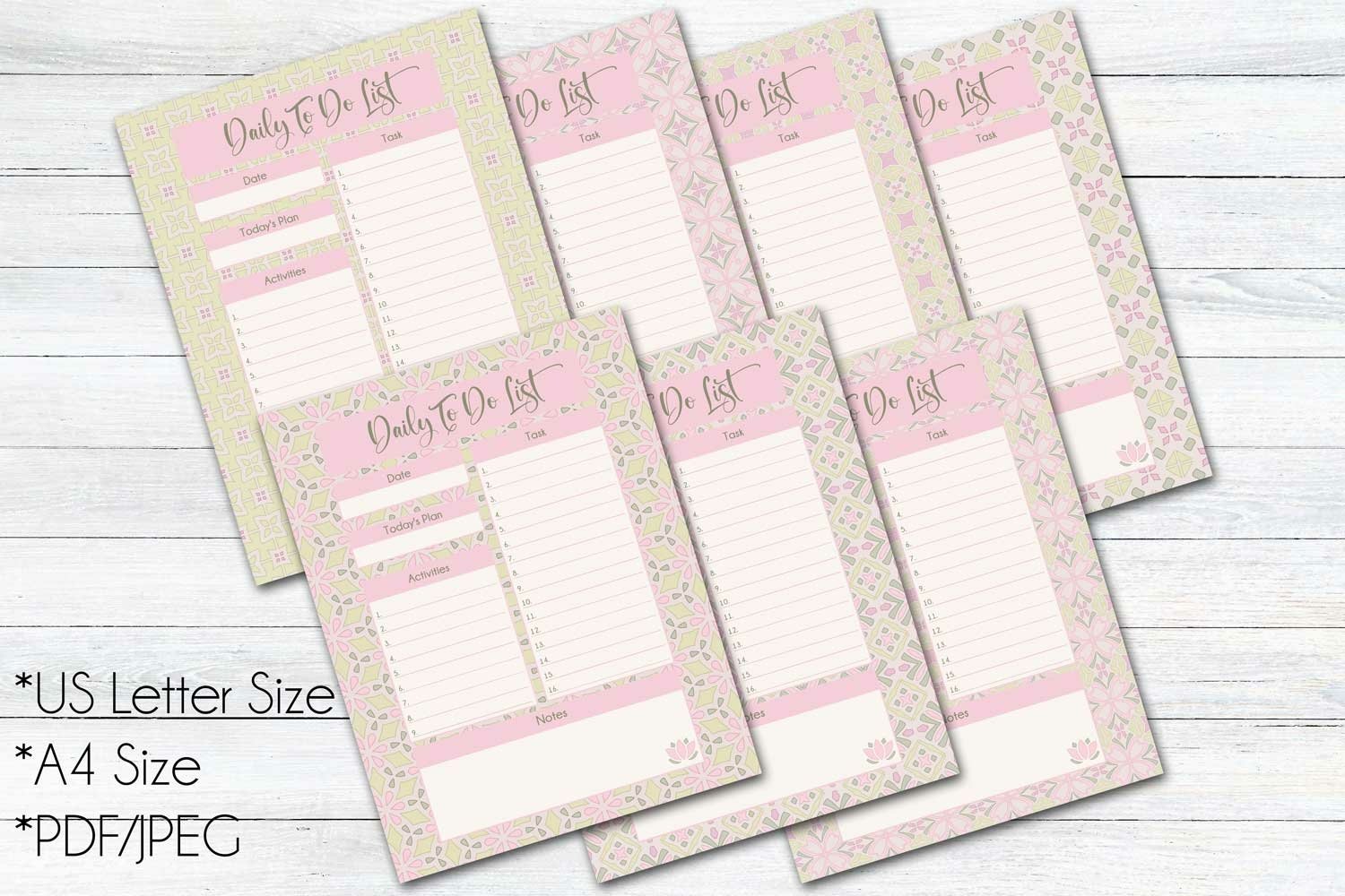 Cute Printable Daily To Do List