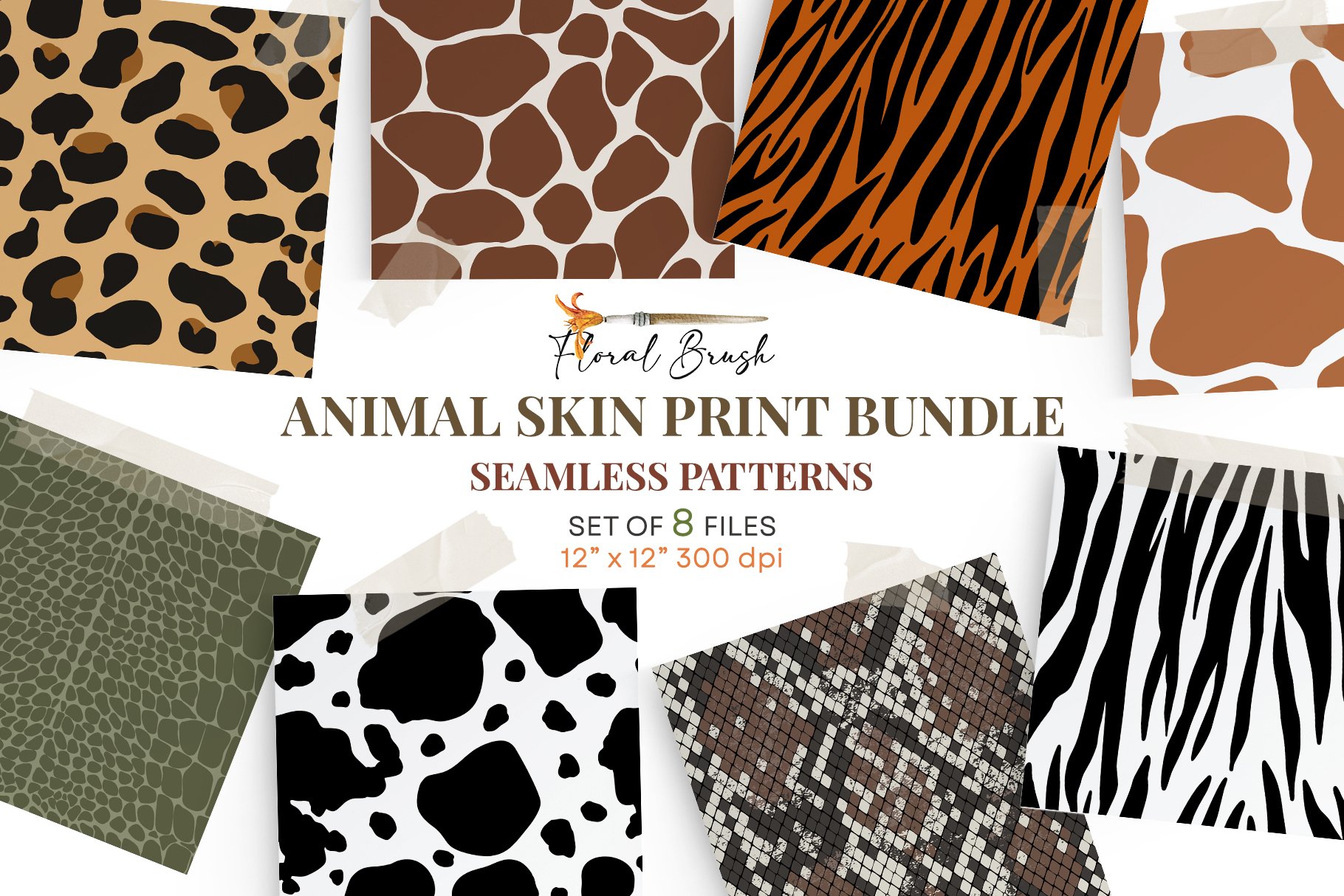Animal Skin Patterns Seamless