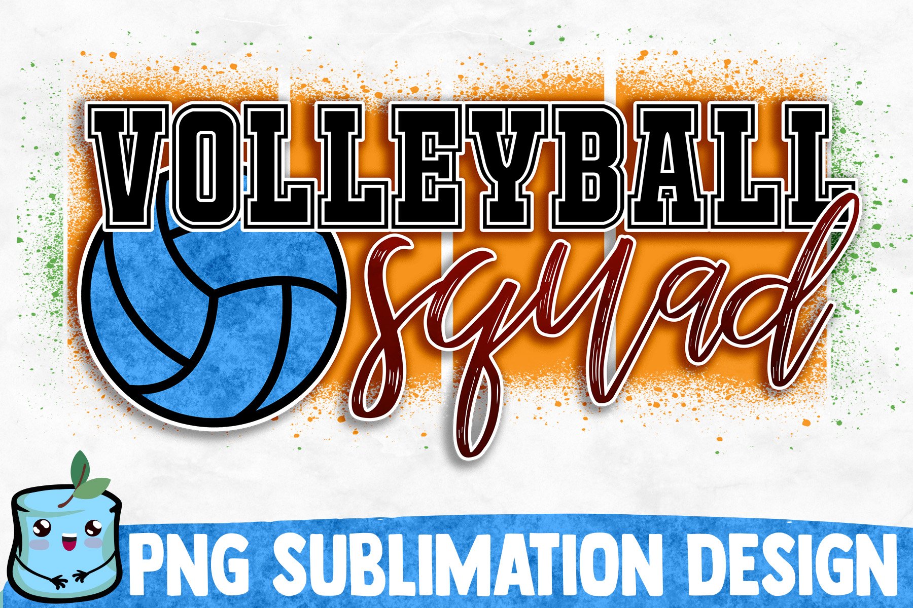 Volleyball Squad - Volleyball Sublimation Design (1839306 ...