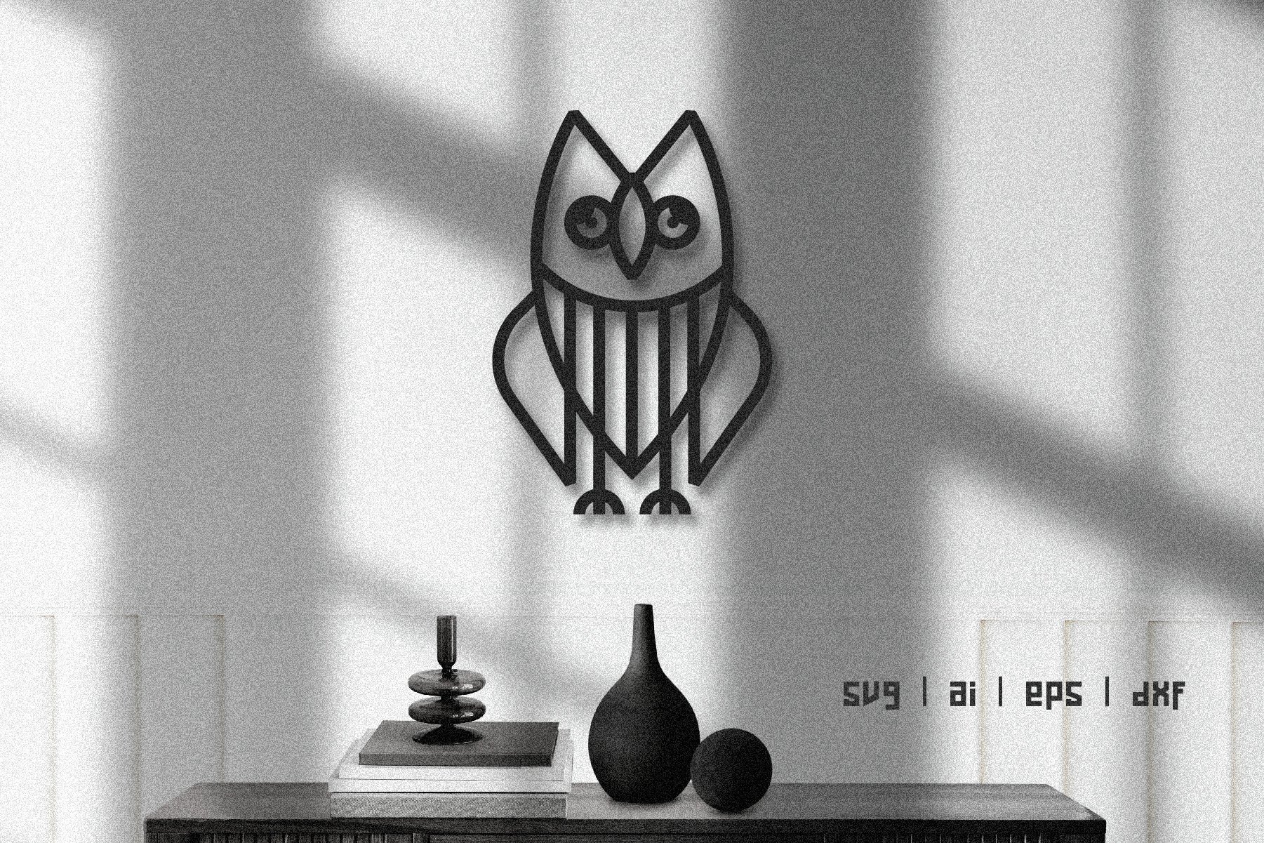 Abstract Owl Design