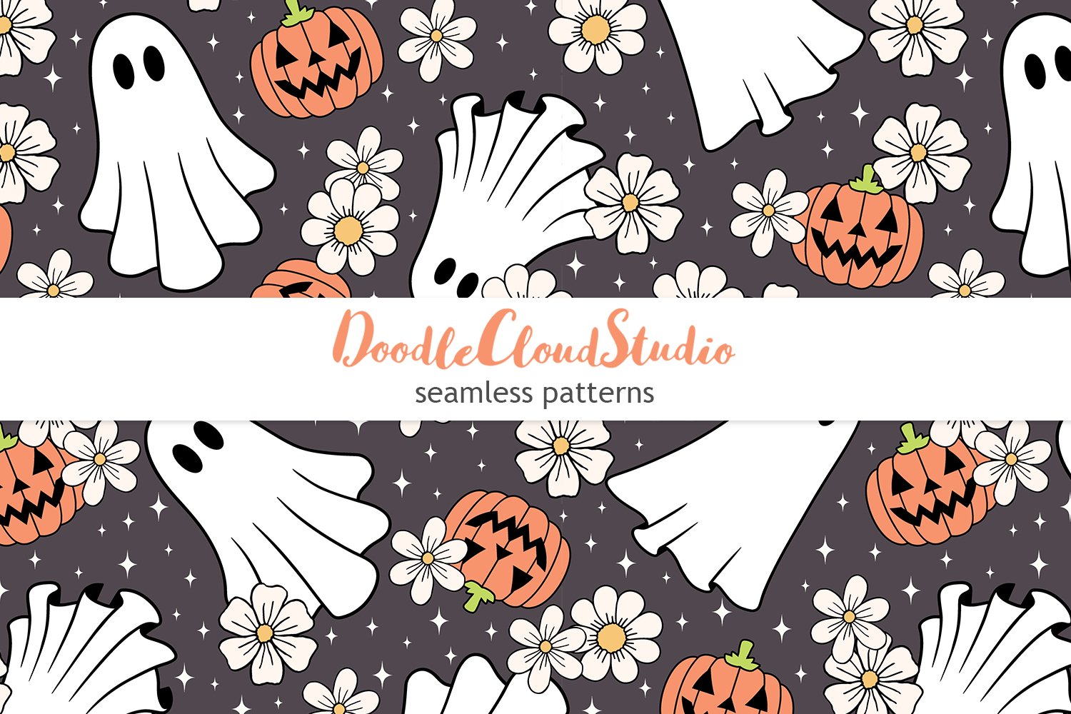 Halloween Seamless Patterns