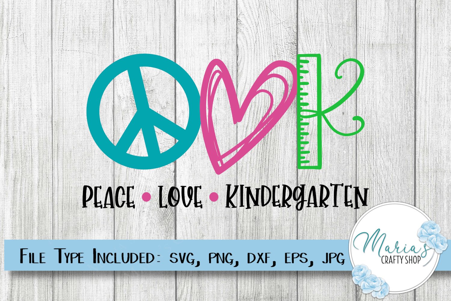 Back to School svg, Peace love Kindergarten svg, school svg (1463383 ...