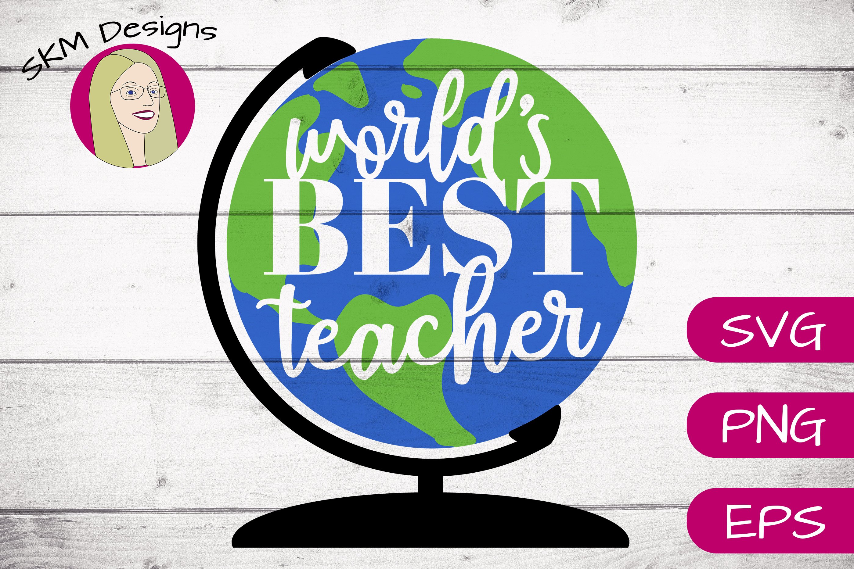 World's Best Teacher| SVG Cut File (1394866) | SVGs | Design Bundles