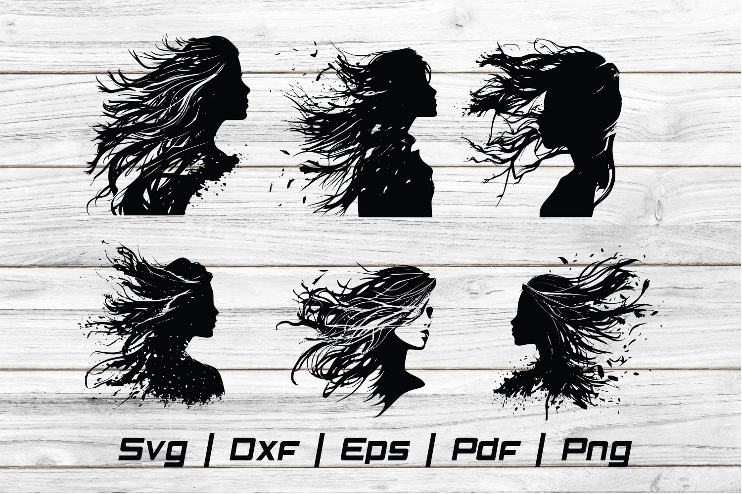 Female Hair Vector Png