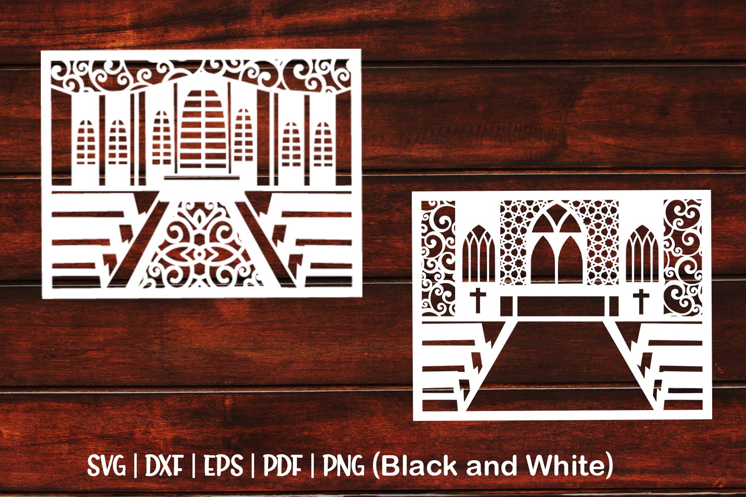 Church Cross Svg, Easter Church paper Cut Svg (2169186) | Paper Cutting ...