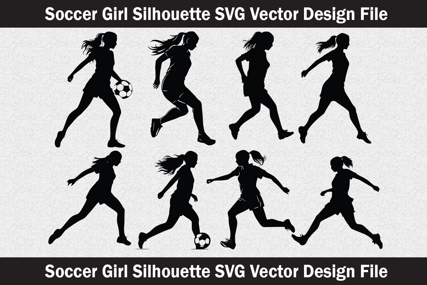 Female Soccer Silhouette