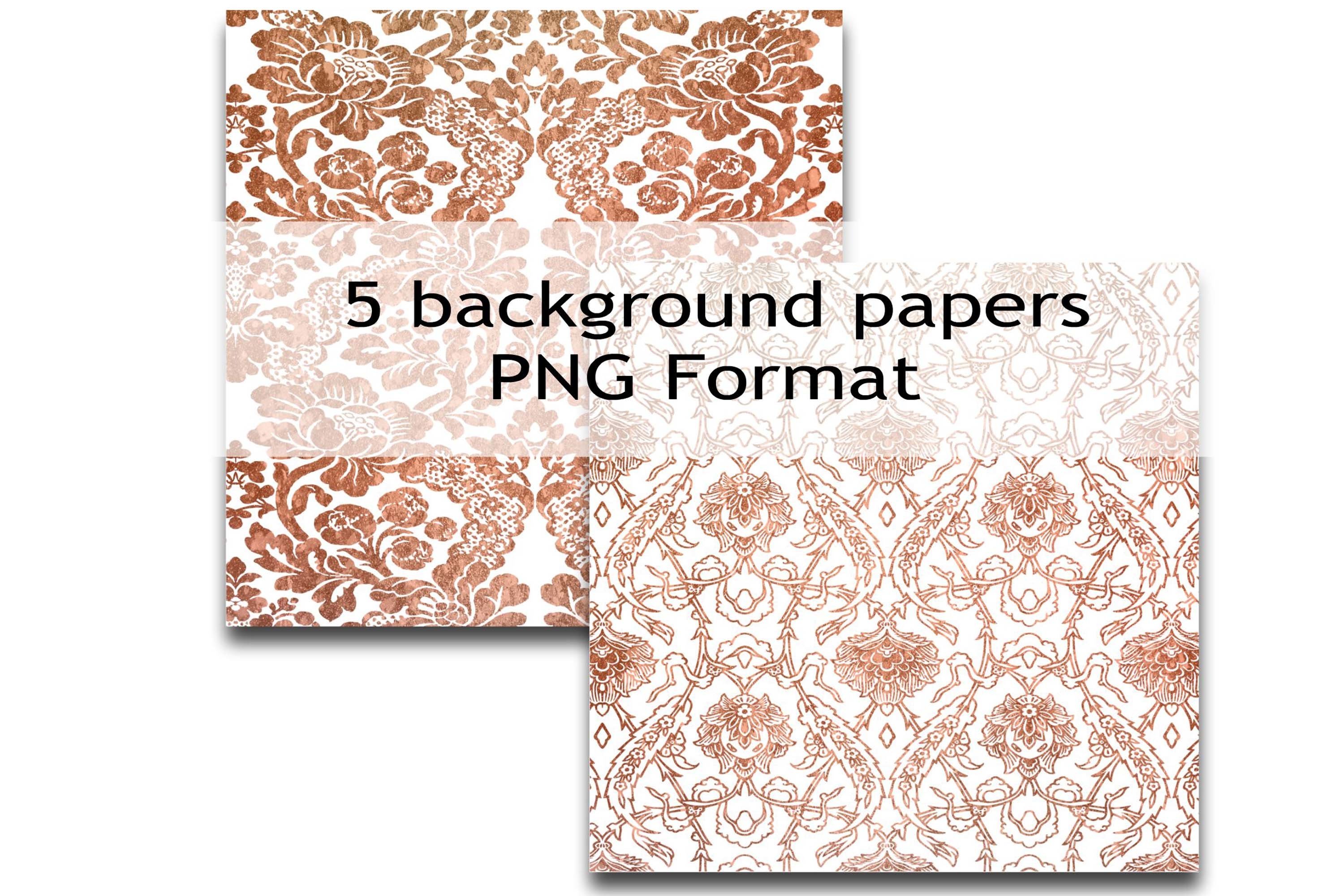 Rose Gold Vintage Background Scrapbook Paper 12 x 12 (571280 ...