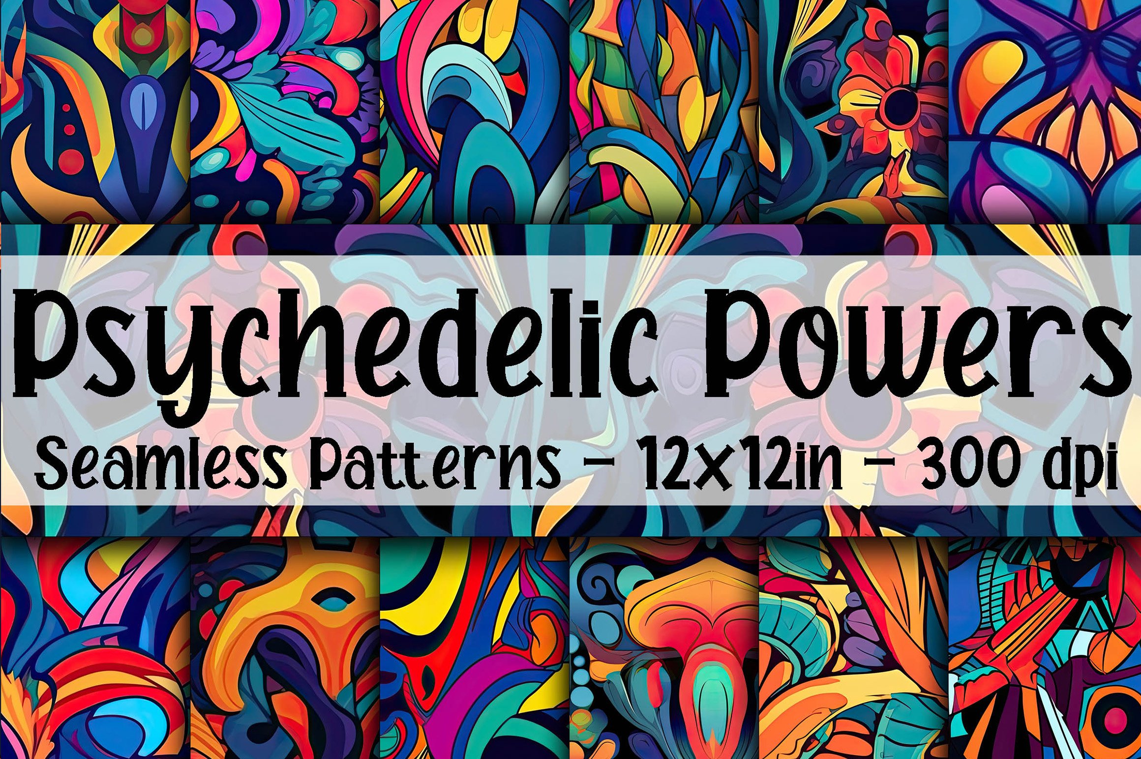 Seamless Psychedelic Patterns