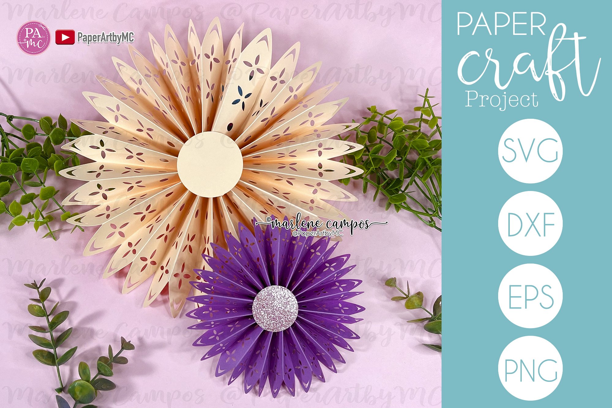 How To Make Paper Rosette Flower Tutorial | Best Flower Site