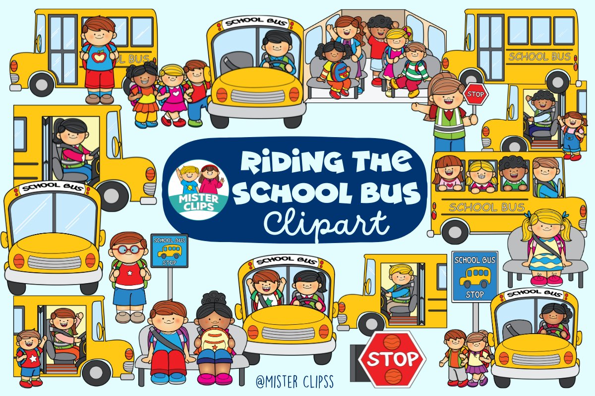 School Bus Stop Clip Art