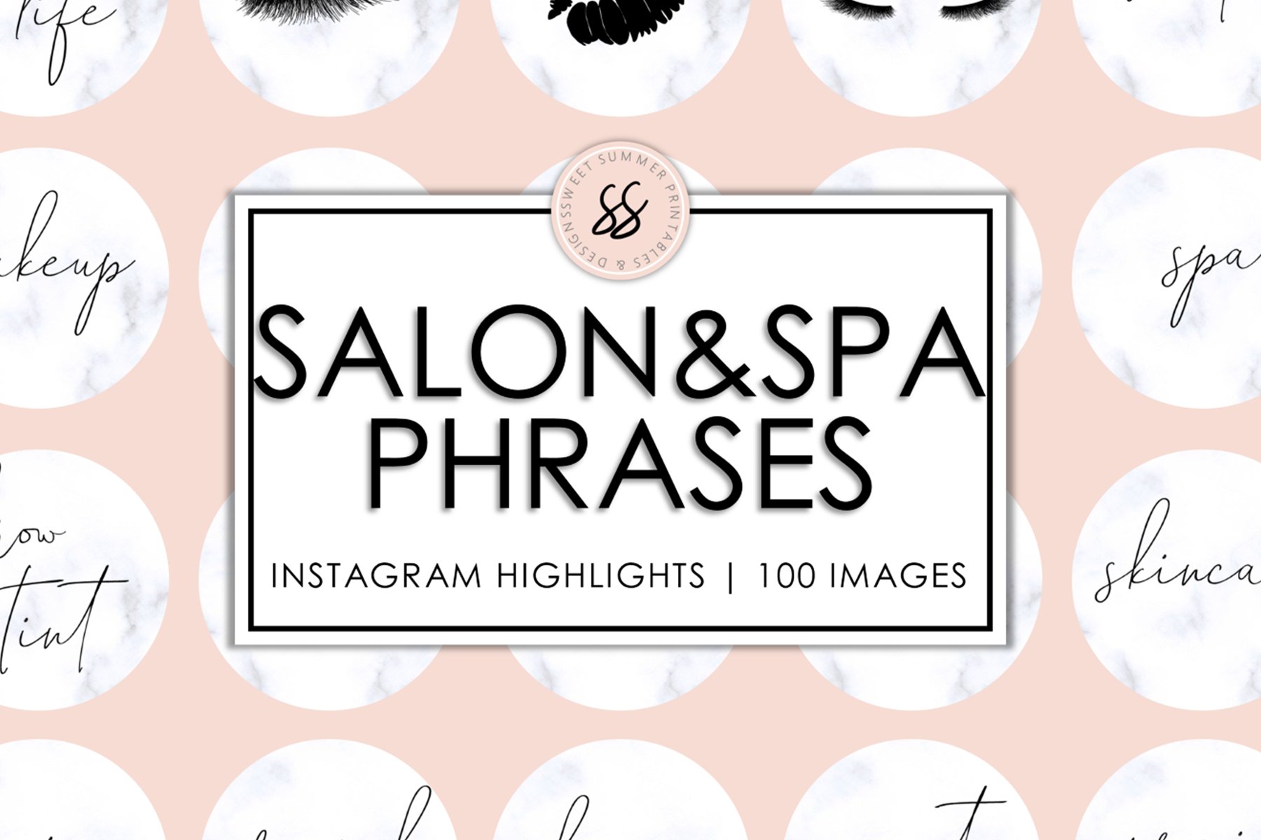 Lash Posts Instagram Salon Highlight Icon Hand Drawn Icons 100 Ivory ...