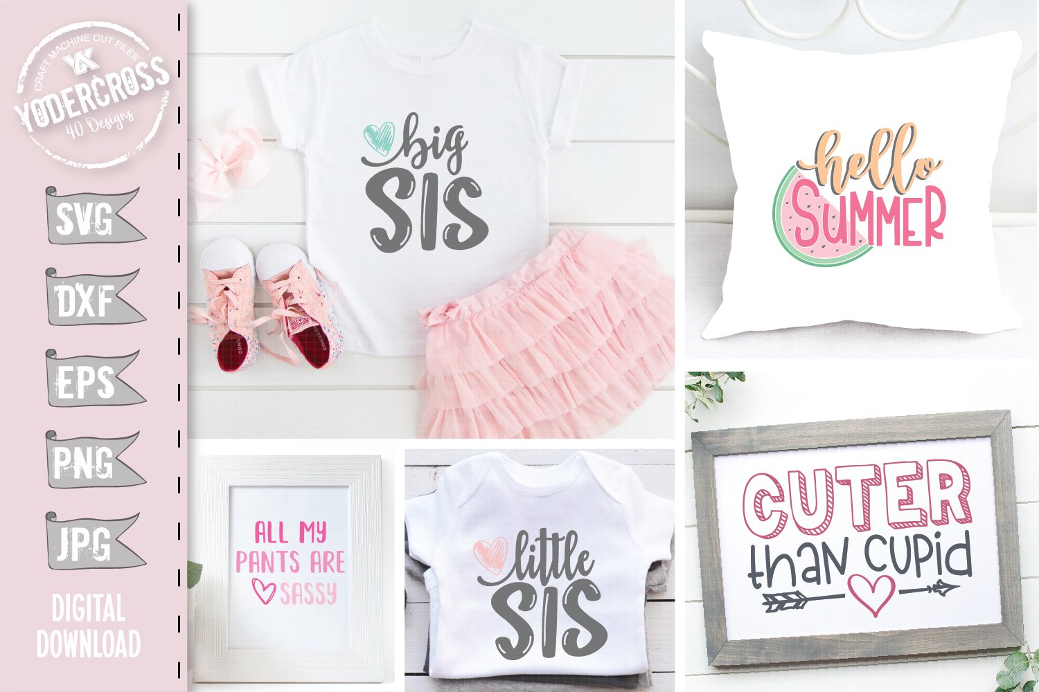 Misc. Kids Bundle - 40 Assorted SVG Designs (710962) | Cut Files ...