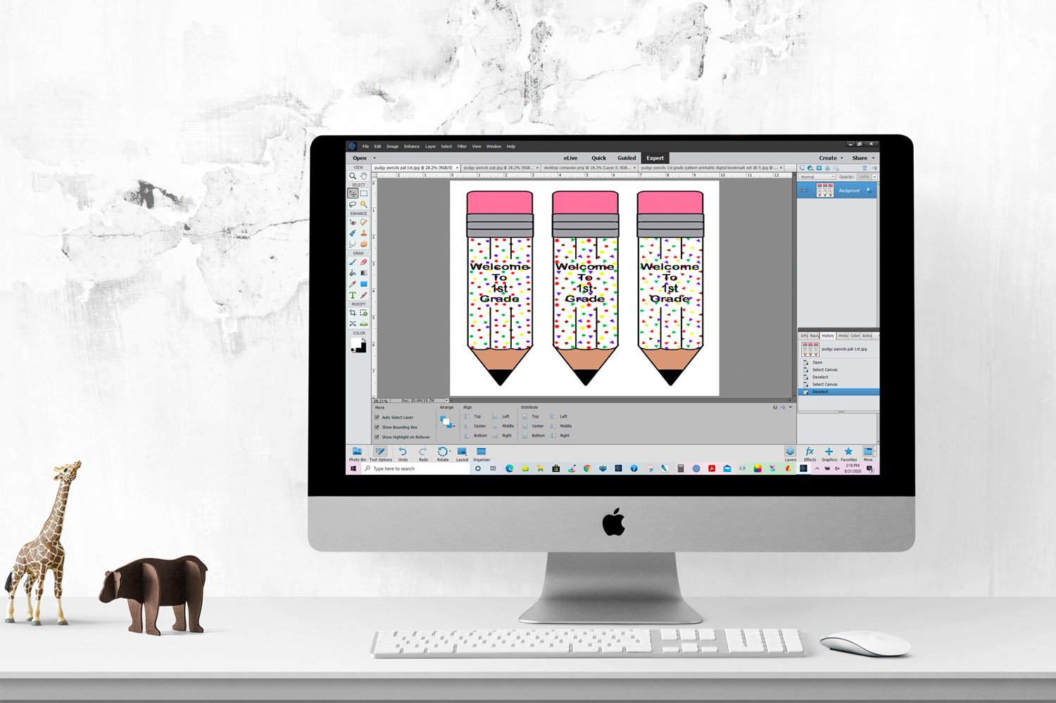 Pudgy Pencils 1st Grade Pattern Printable Bookmark Set (302321 ...