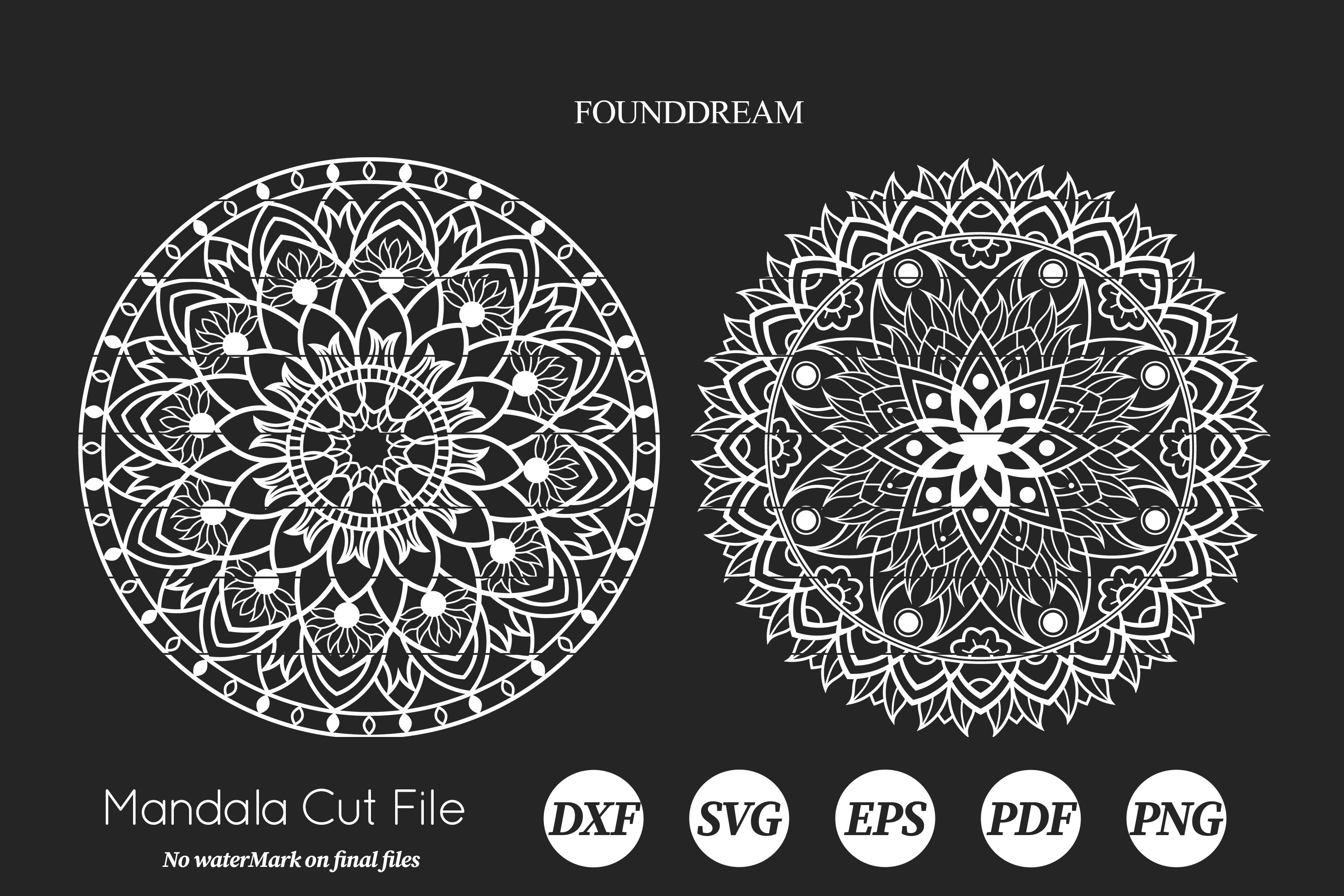 Mandalas svg cut files (282589) | Cut Files | Design Bundles