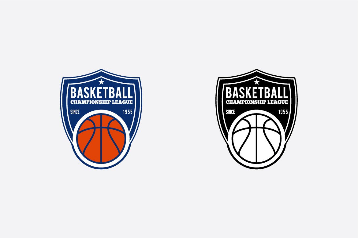 12 BASKETBALL BADGES-STICKERS & LOGOS Vol1 (298571) | Logos | Design ...