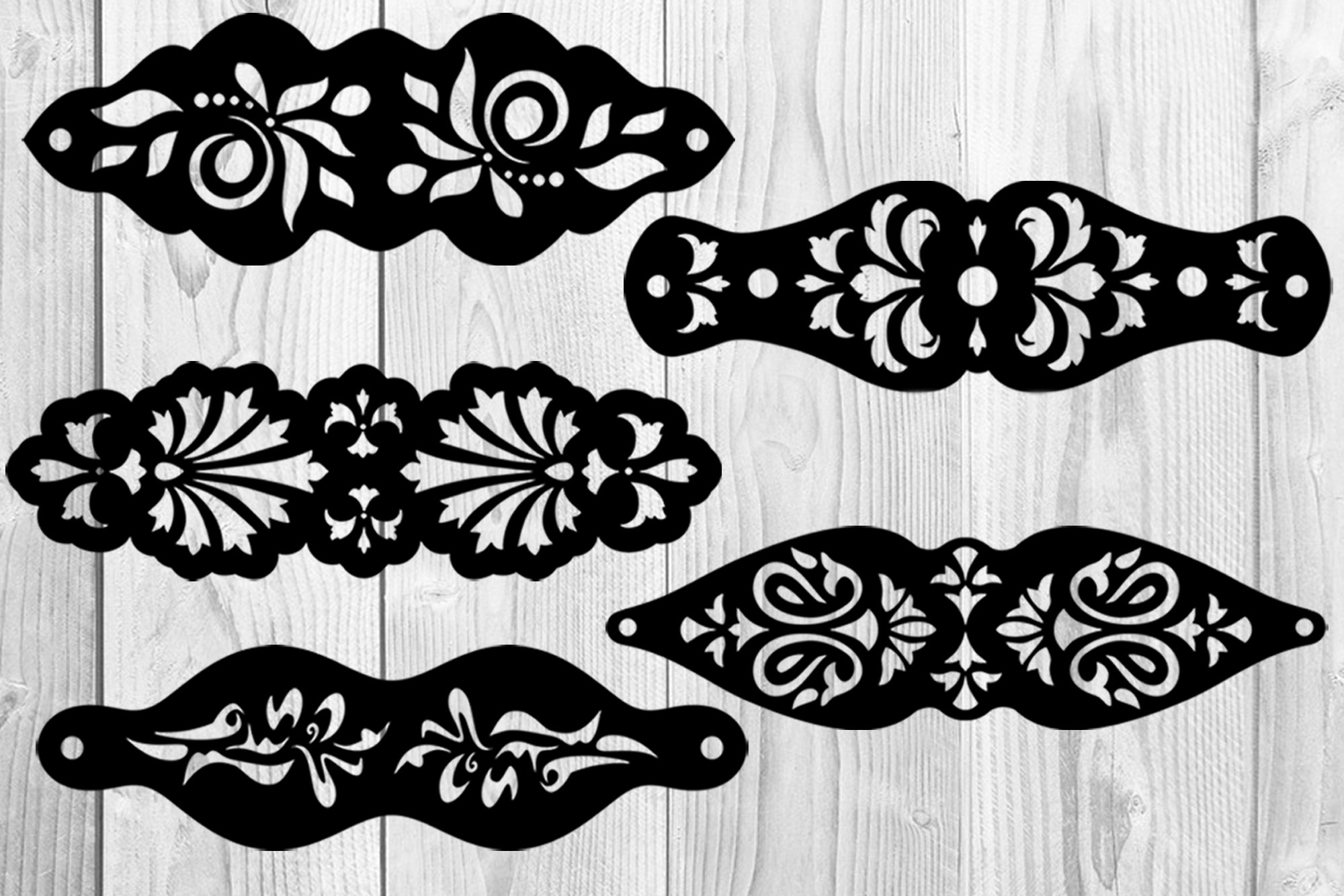 5 Leather Cuff Bracelet Svg Jewelry Template 455676 Cut Files 