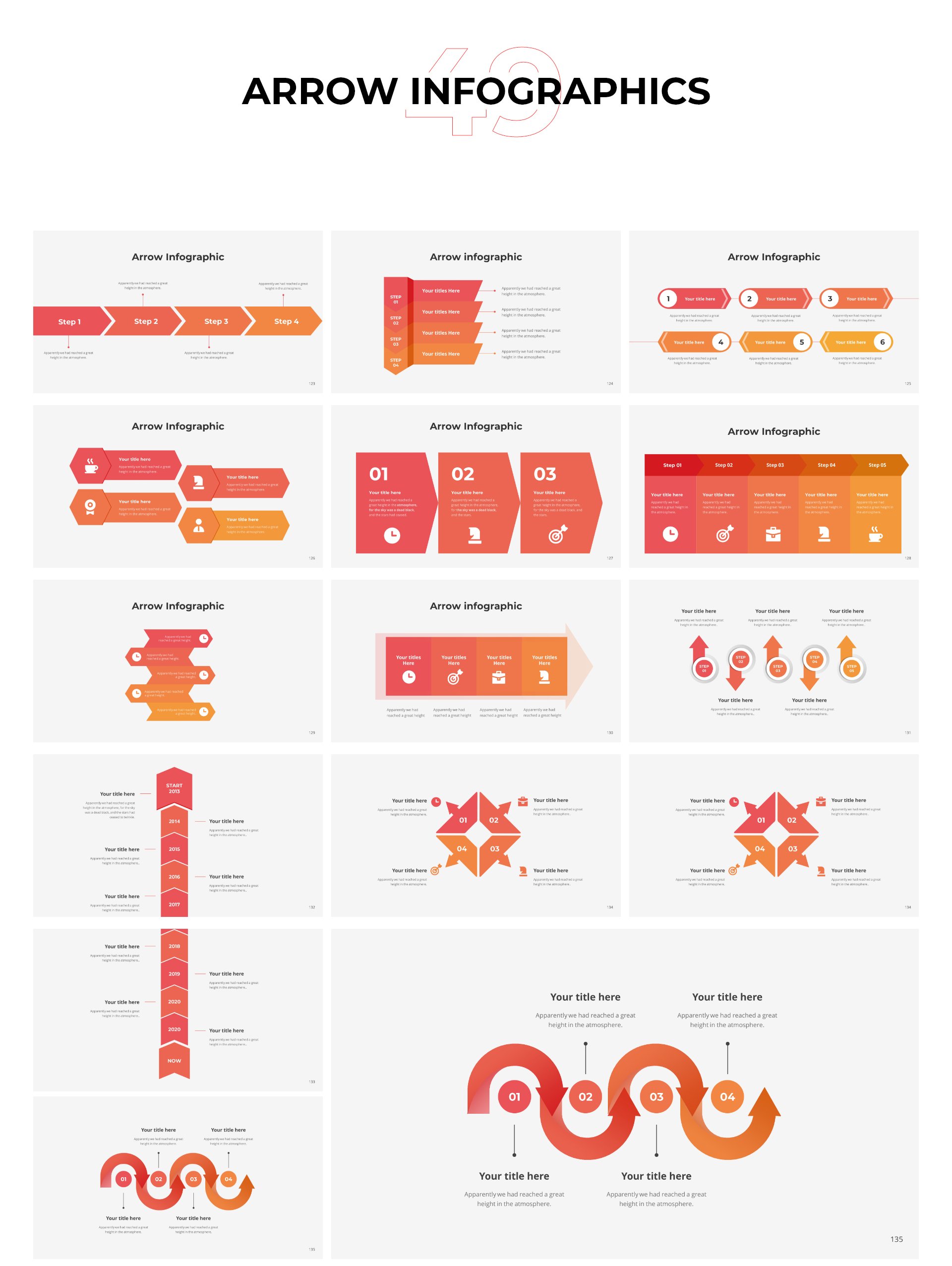 Massive Infographics V1.0 (764508) | Powerpoint | Design Bundles